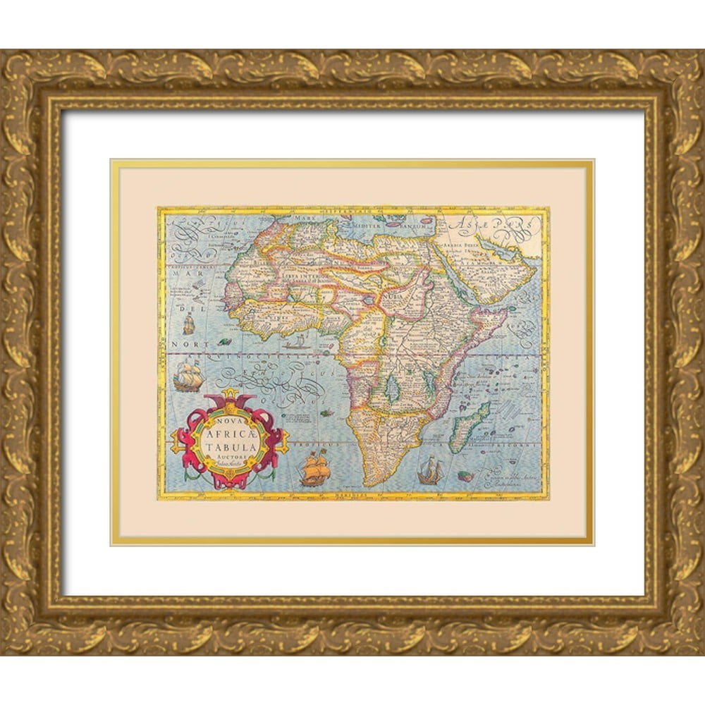 Hondio 24x20 Gold Ornate Wood Framed with Double Matting Museum Art ...