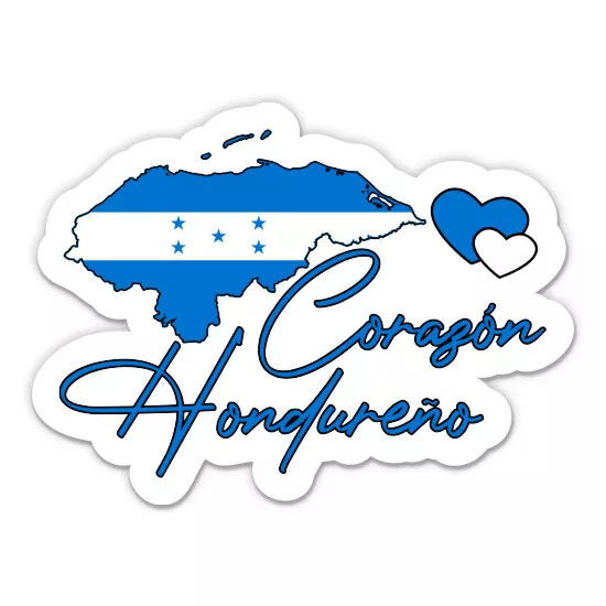 Honduras Corazon Hondureno Sticker Phone Decal Water Bottle Stickers ...