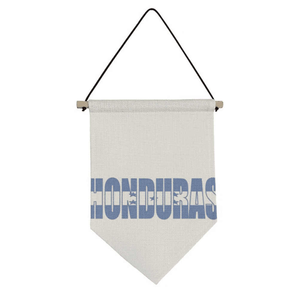 Honduras Country Flag Name Canvas Flag Hanging Wall Art Decor Banner ...