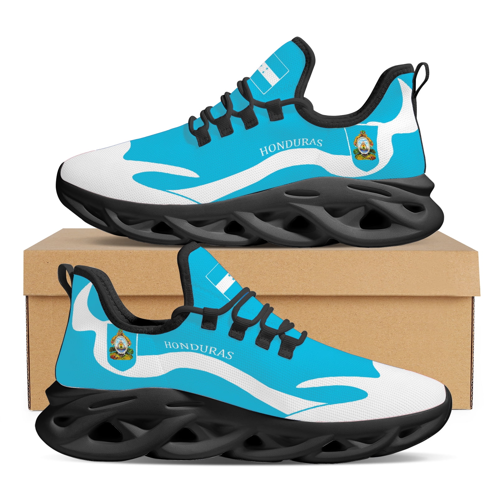 Honduras Flag Pyramid National Emblem Print Lightweight Breathable ...