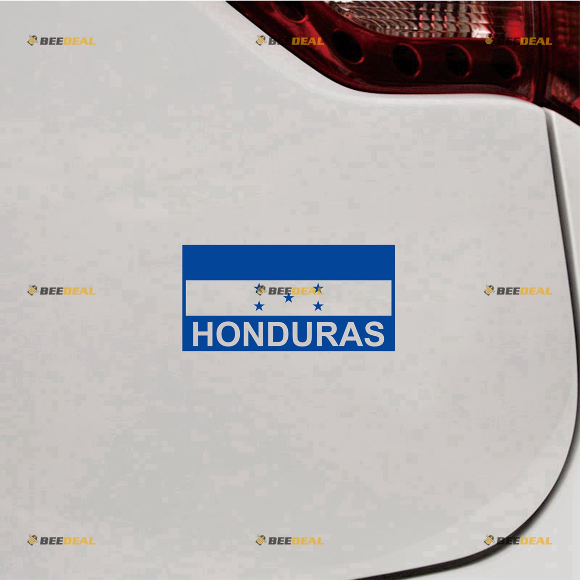 Honduras Flag Sticker Decal Vinyl Honduran Lettering - 2 Pack Blue 4 ...