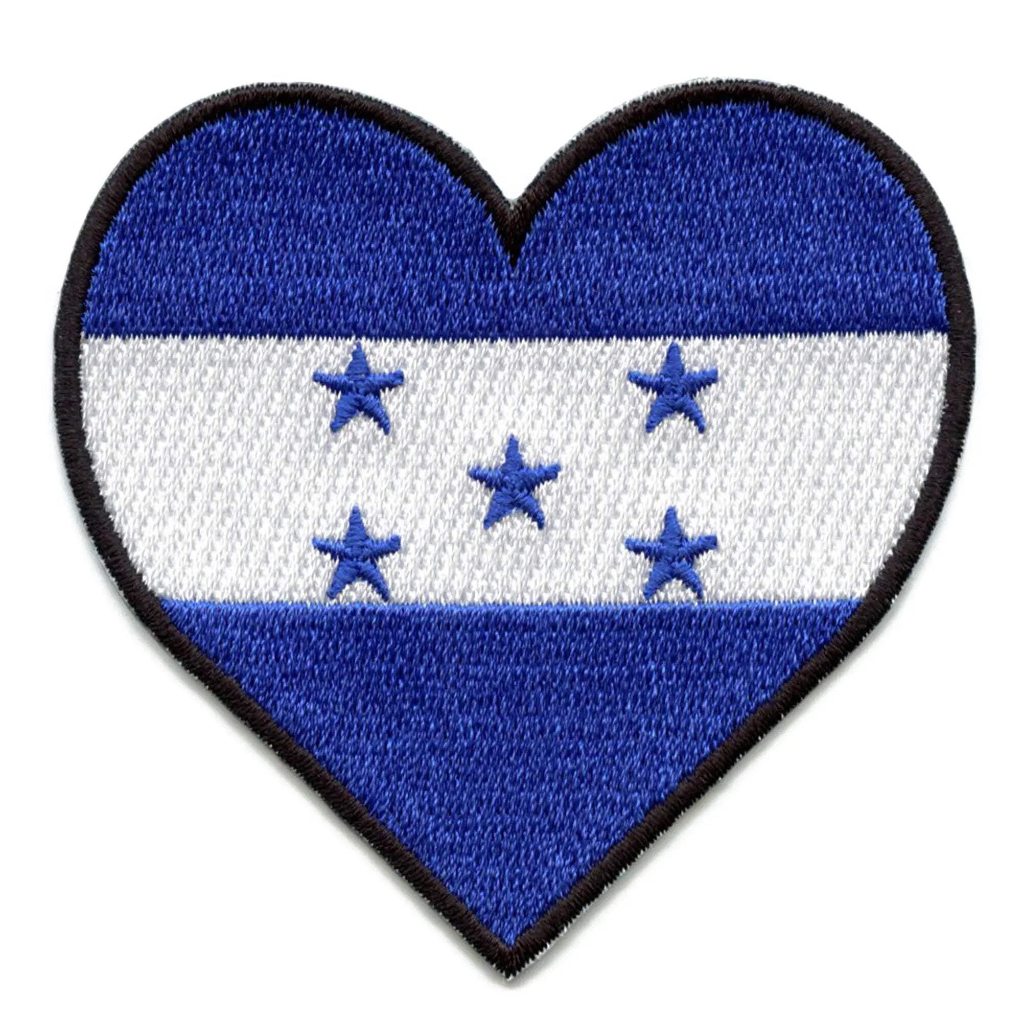 Honduras Heart Flag Patch Hispanic Country Catracho Embroidered Iron on ...