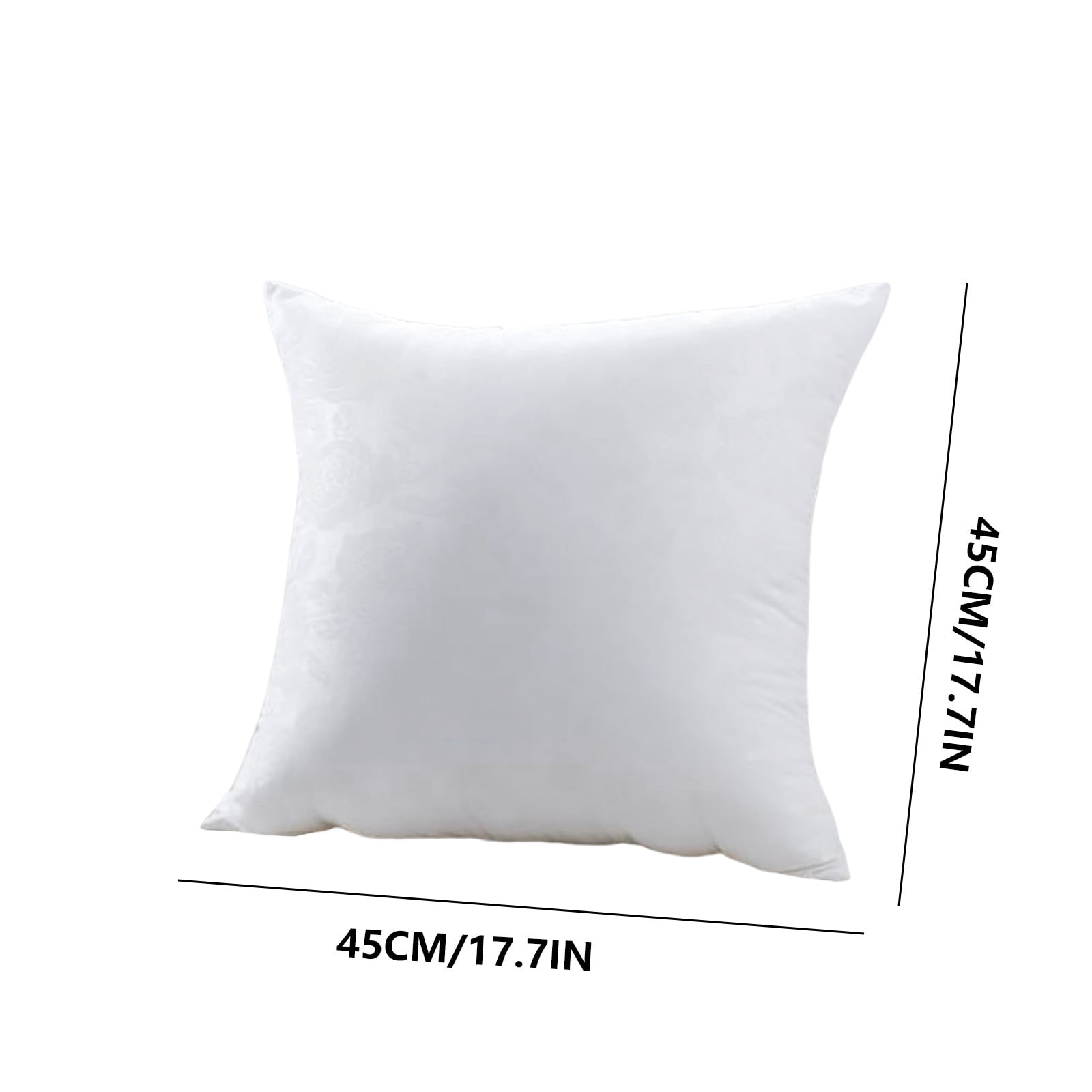 Honeeladyy 18x18 Throw Pillow Insert (White) Bed and Couch Pillows ...