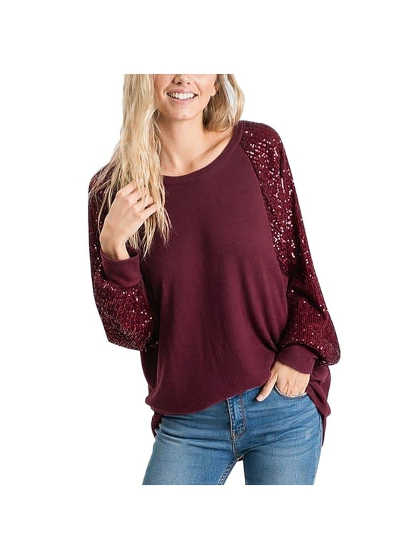 Red Sequin Tops