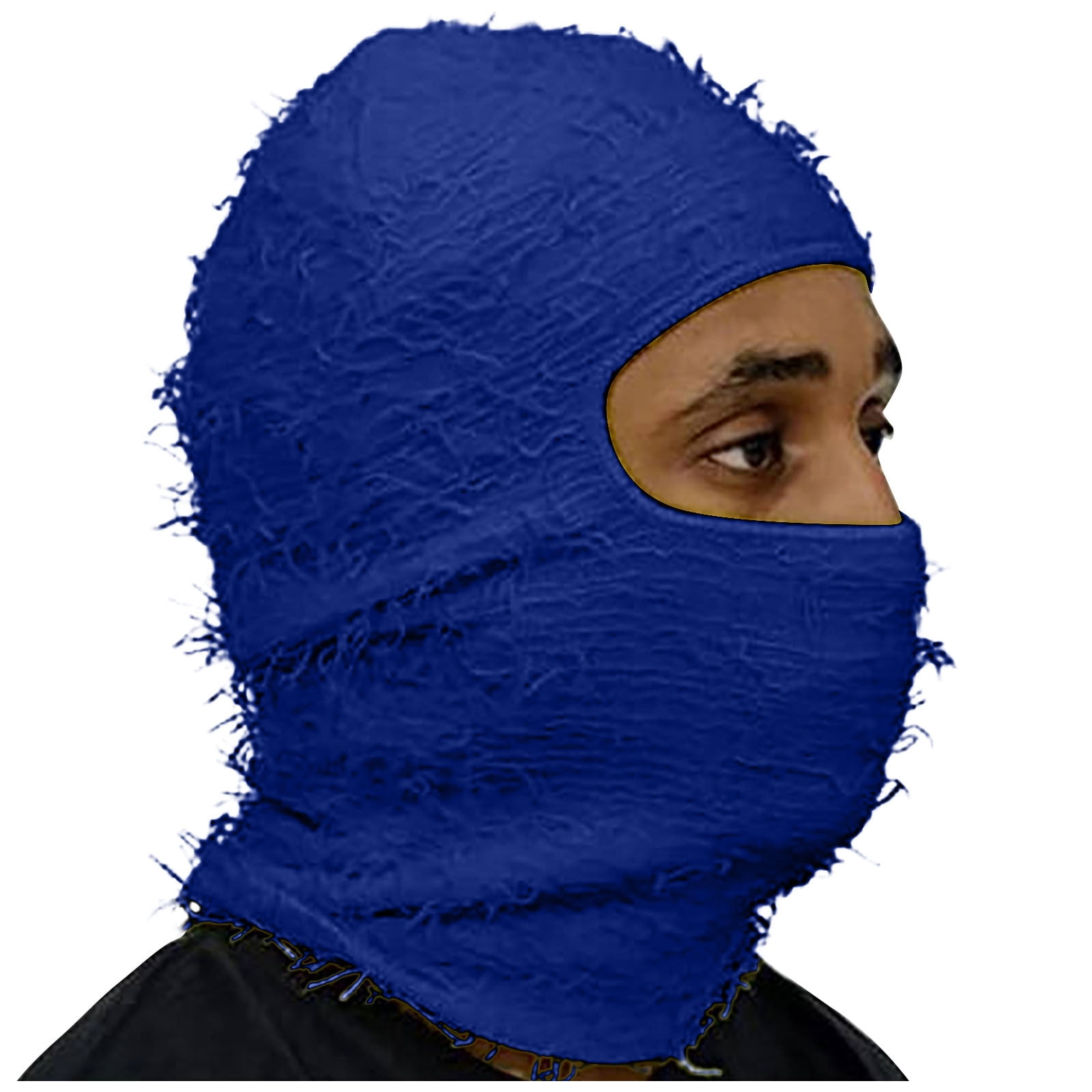 Honeeladyy Distressed Balaclava Ski Mask, Men's Shiesty Yeat Airsoft ...