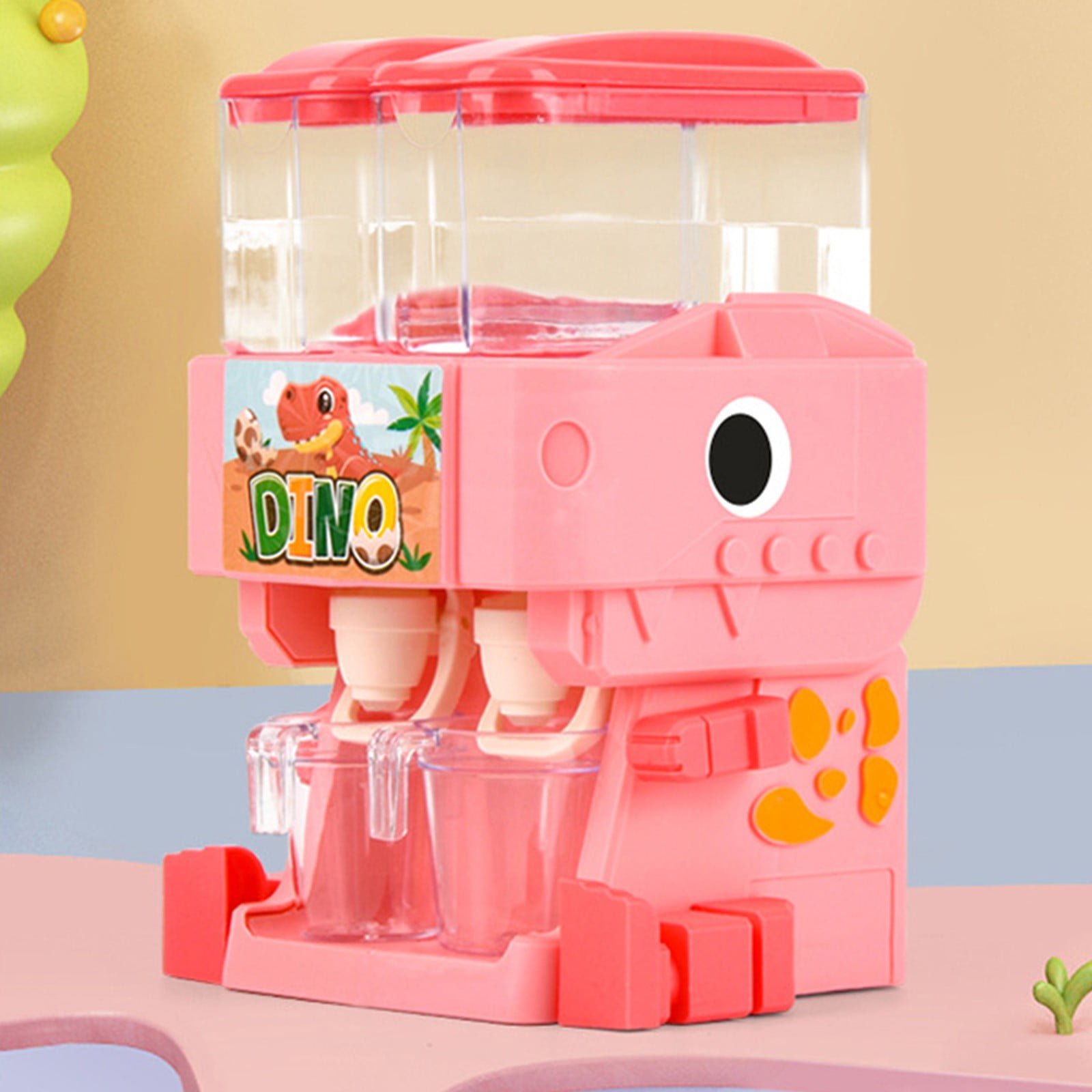 Honeeladyy Kid Cold Water Dispenser Small Dinosaur Pattern Mini Drinks ...