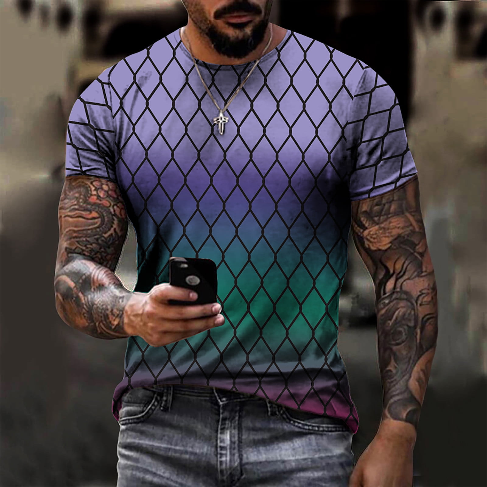 Honeeladyy Men's Unisex Daily T Shirt 3D Print Graphic Prints Animal ...