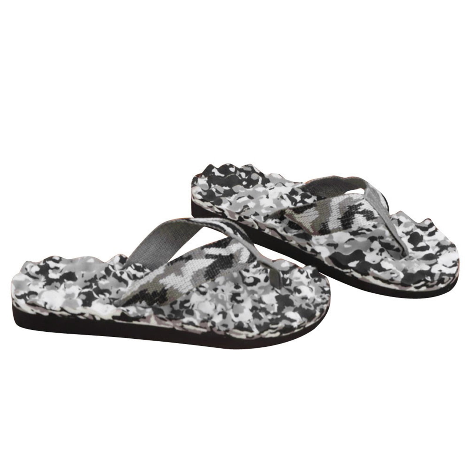 Honeeladyy Mens Flip Flops Sandals Shower Flip Flop Slides Lightweight ...