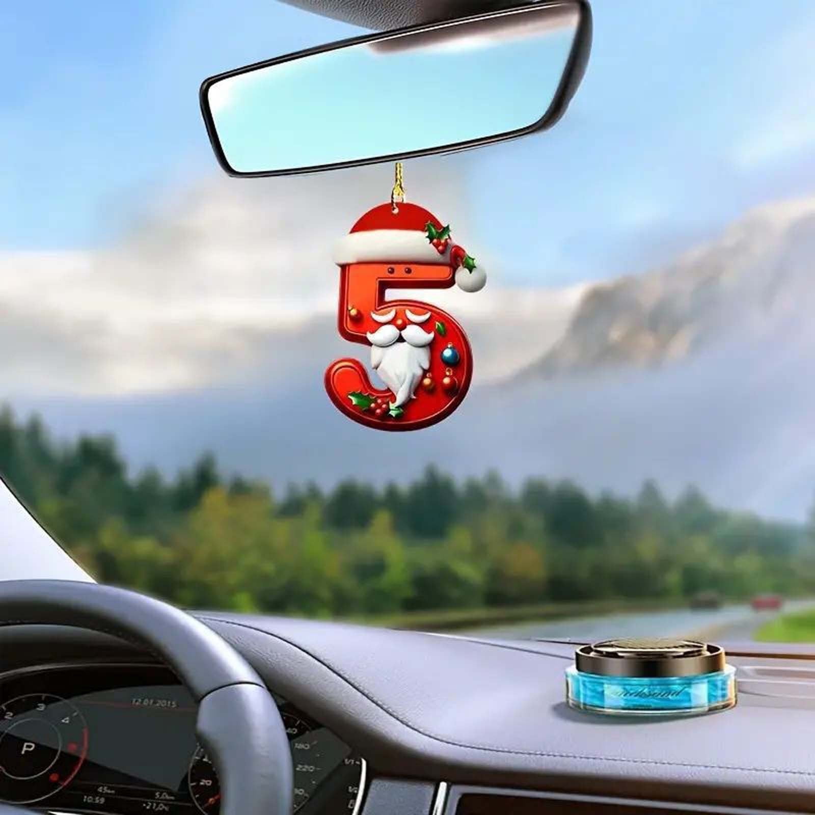 Honeeladyy Number Acrylic Ornaments for Christmas Tree Gifts, Christmas ...