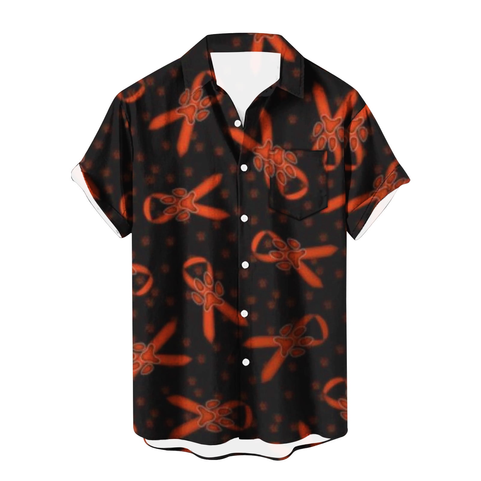 Honeeladyy Pink Ribbon Breast Cancer Awareness Men's Short Sleeve Shirt ...