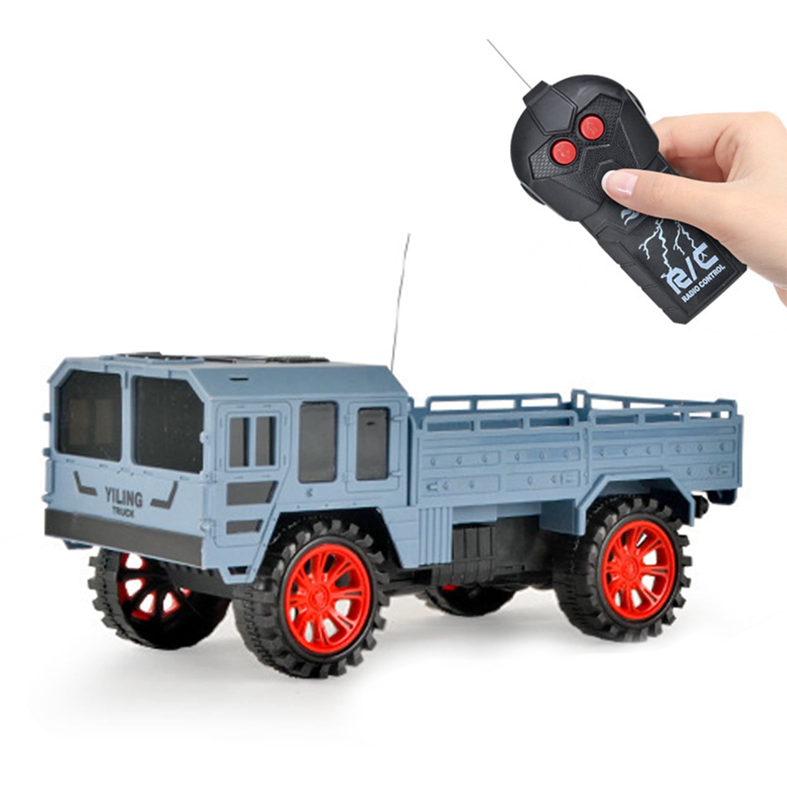Honeeladyy Remote Control Military Truck 2-channel Remote Control Car 1 ...