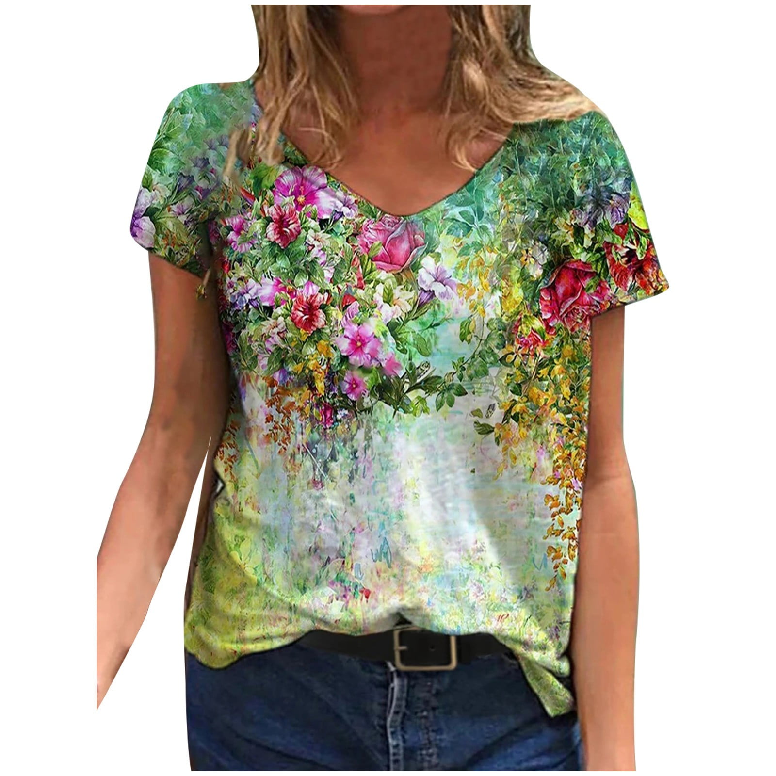Honeeladyy Savings Bright Color Shirts for Women Colorful Beautiful ...