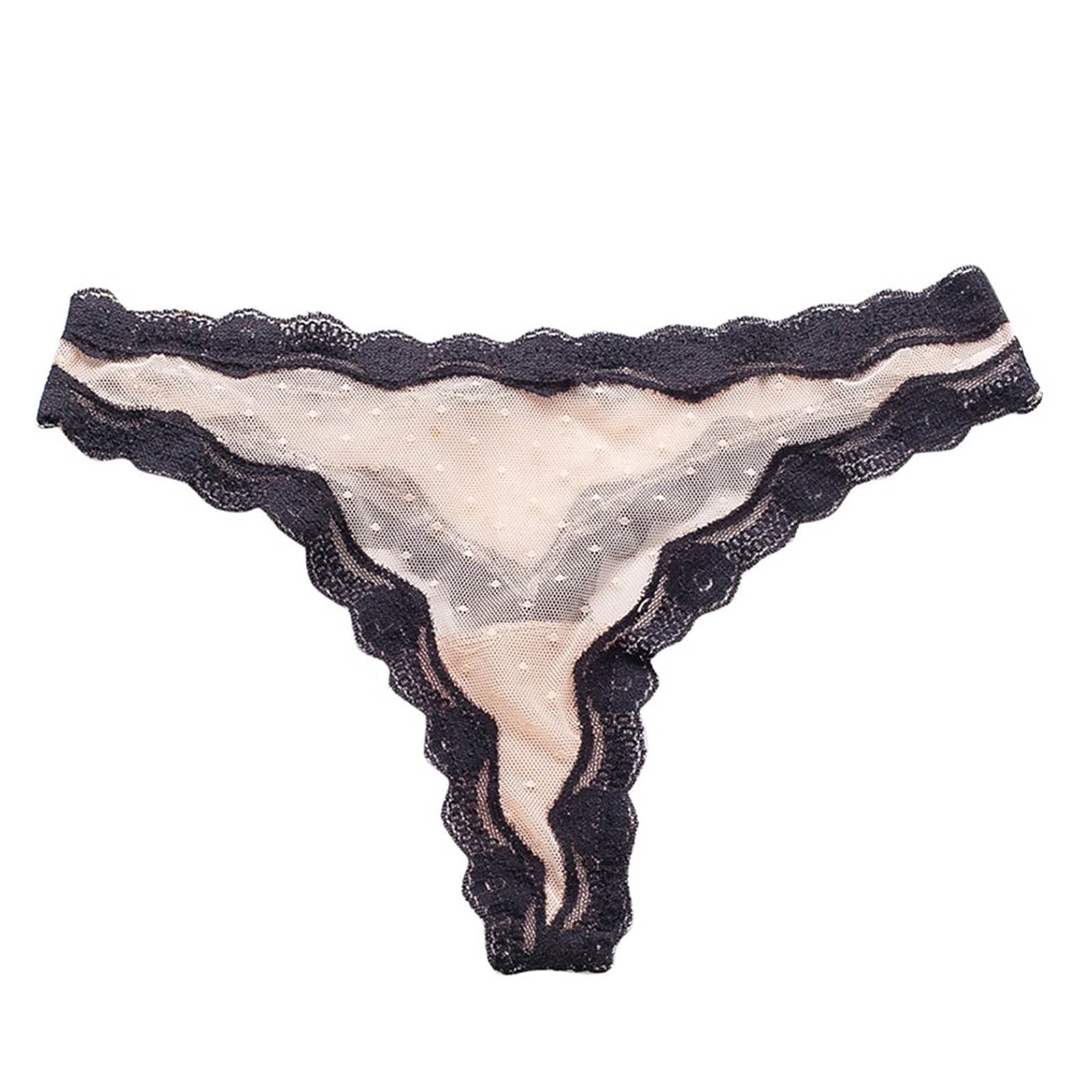 Honeeladyy Women's Fashion Attractive Embroidery Flower Transparent ...