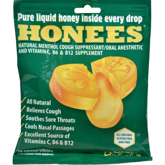 Honees Honey Menthol Drops - Walmart.com