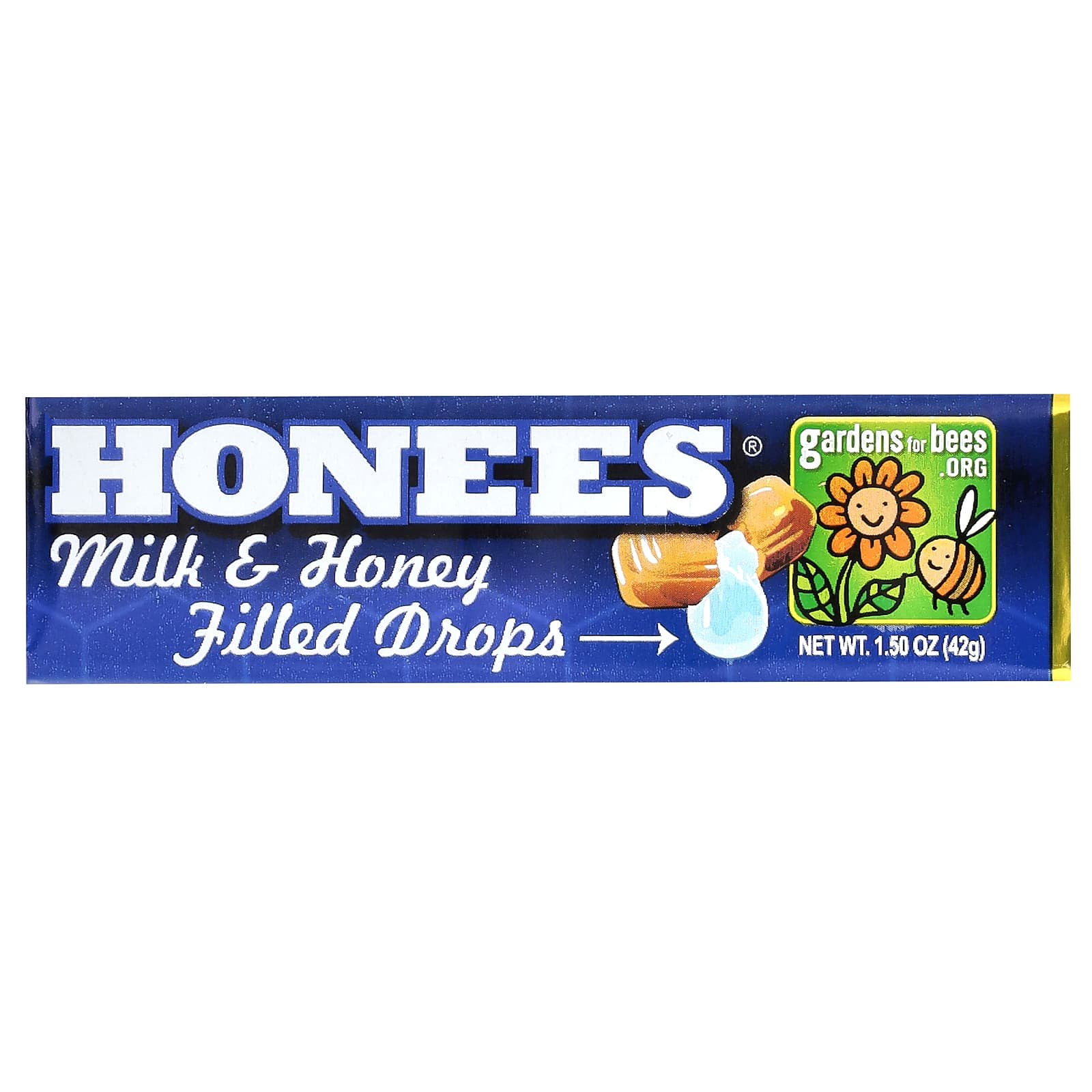 Honees, Milk & Honey Filled Drops, 1.50 oz Pack of 2 - Walmart.com