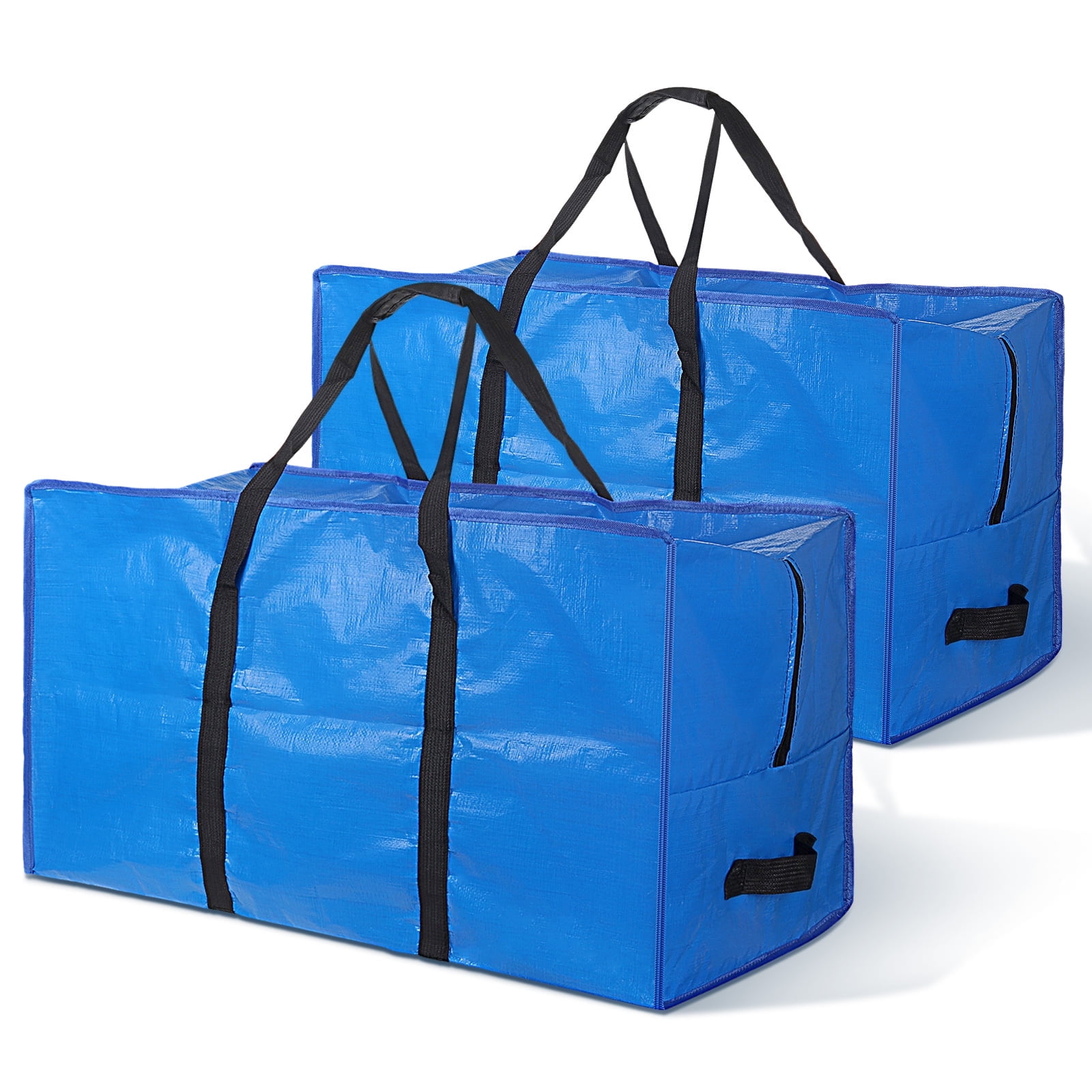 HONEIER 2/4 Pcs Extra Large Moving Bags, 29*13*15inches, Blue Storage ...