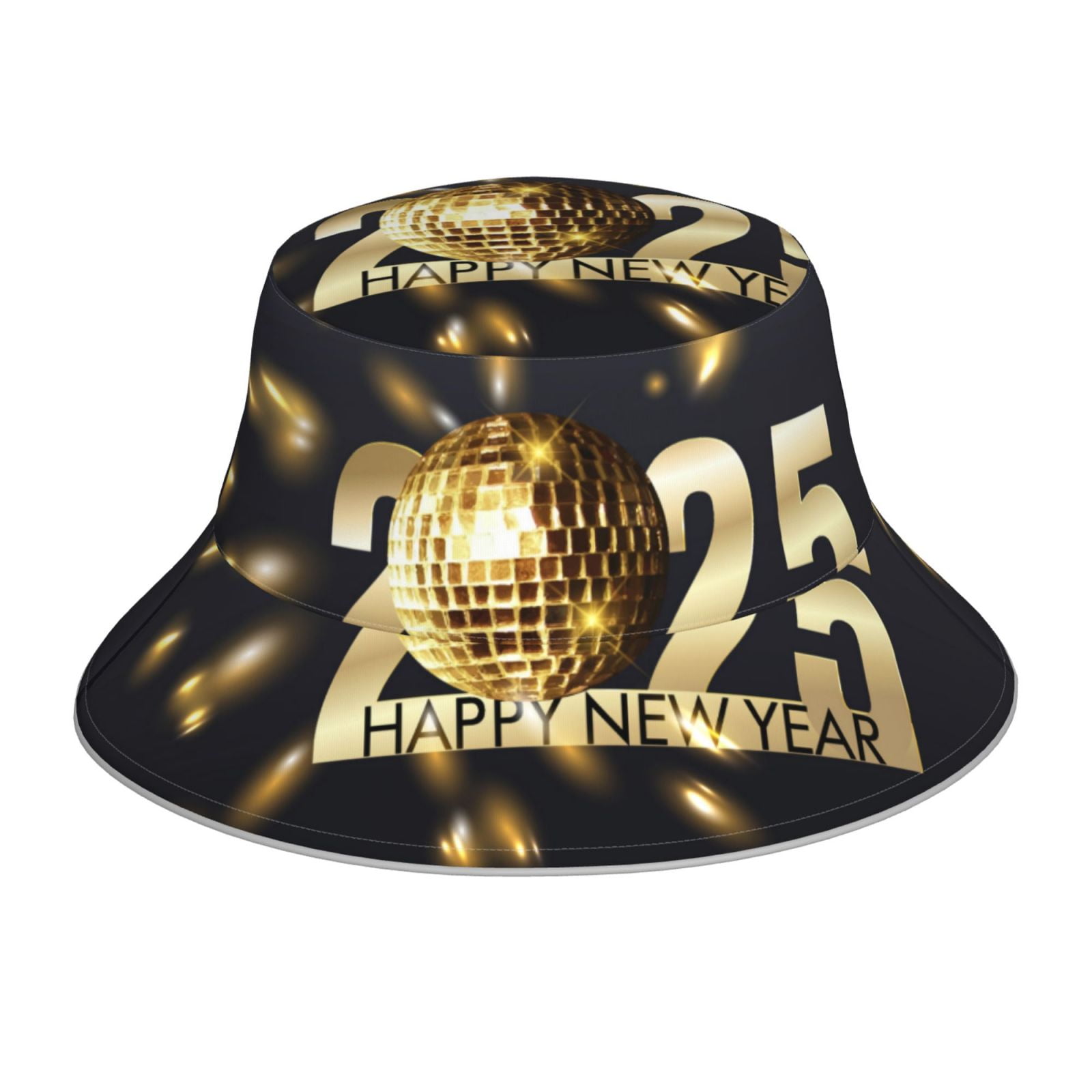 Honeii 2025 New Year 3 for Unisex Bucket Hat Waterproof Rain Hat ...