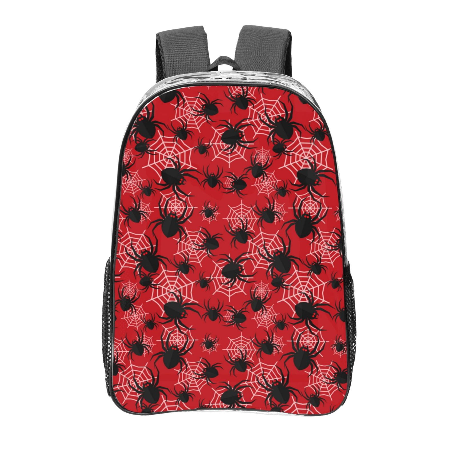 Honeii A Web With A Spider 1 Print Clear Backpack Heavy Duty ...