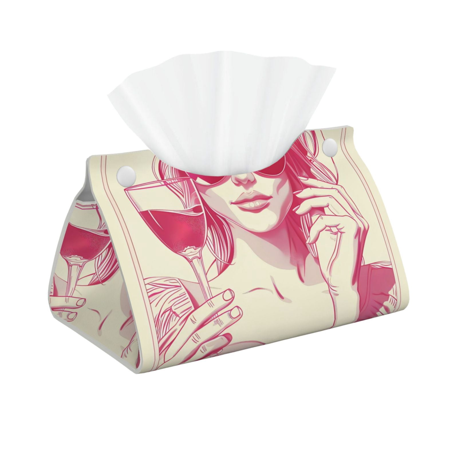 Honeii Ace Of Diamonds Lady for Tissue Box Cover/Holder - Covers ...