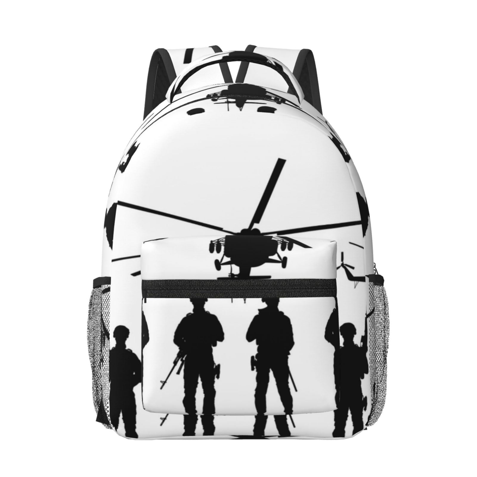 Honeii Army Soldiers With Sniper Rifle On Duty Print Backpack for ...