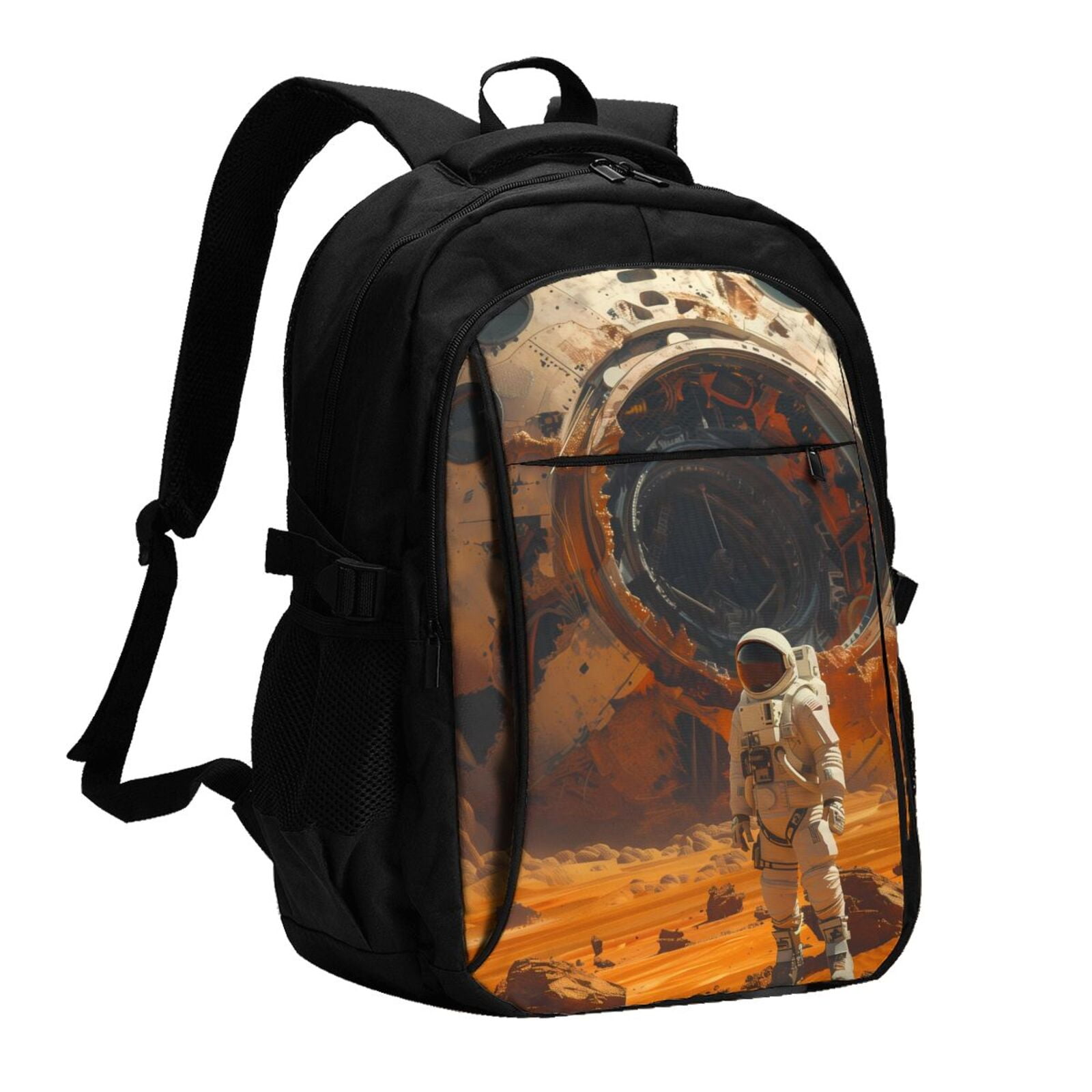 Honeii Astronaut Exploring Mars for Travel Laptop Backpack, Business ...