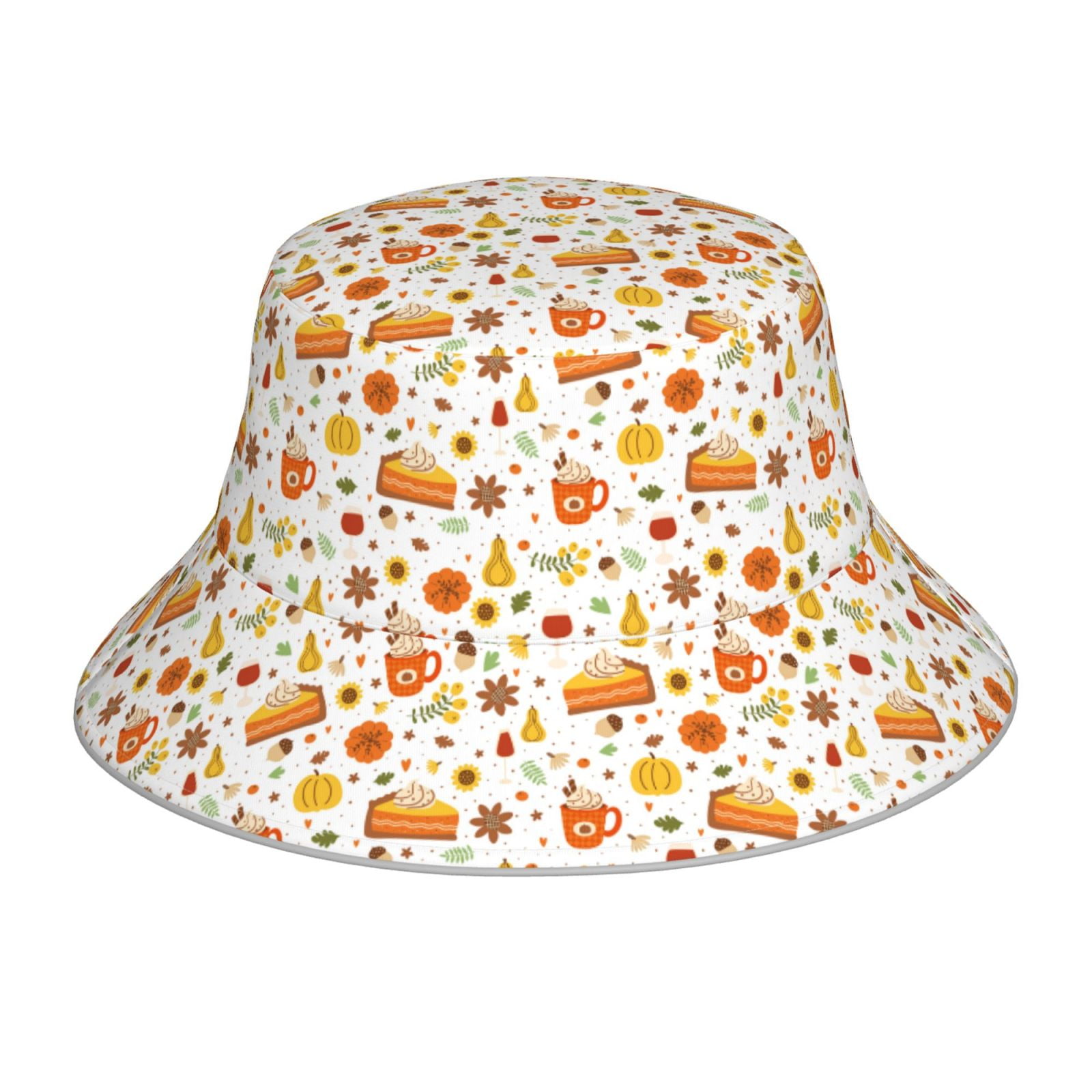 Honeii Autumn for Unisex Bucket Hat Waterproof Rain Hat Reversible ...