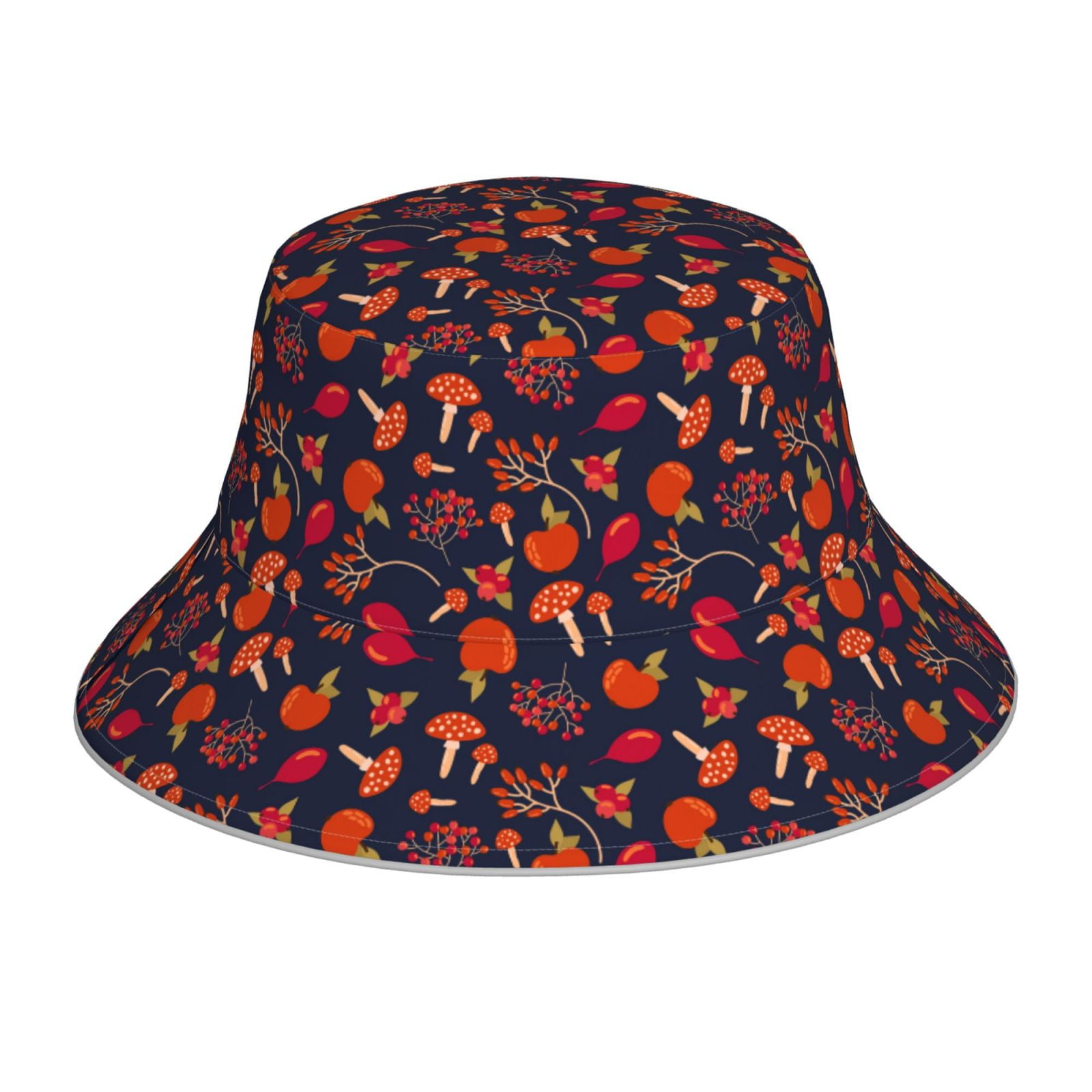Honeii Autumnal Forest for Unisex Bucket Hat Waterproof Rain Hat ...