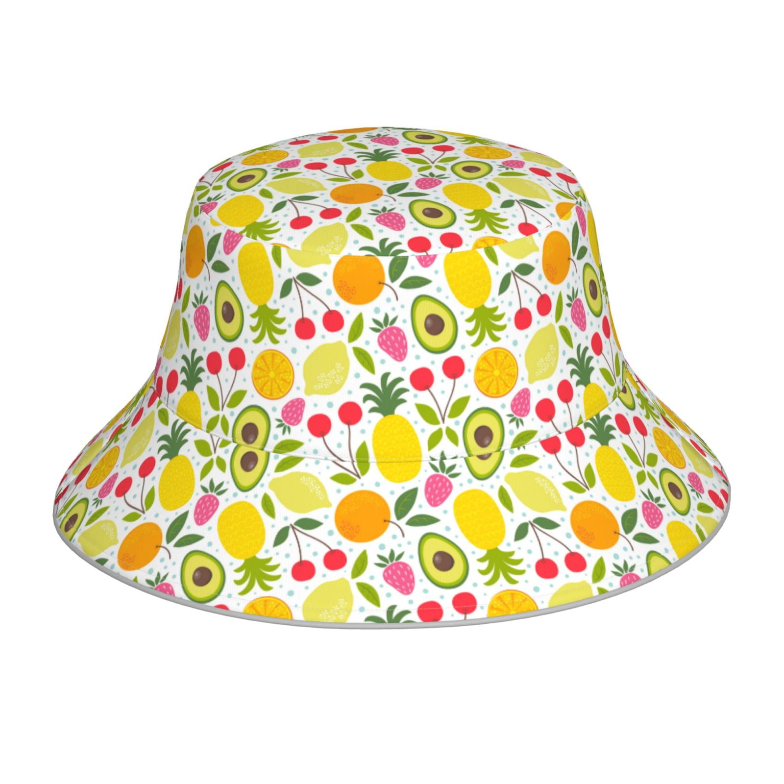 Honeii Avocado And Pineapple for Unisex Bucket Hat Waterproof Rain Hat ...