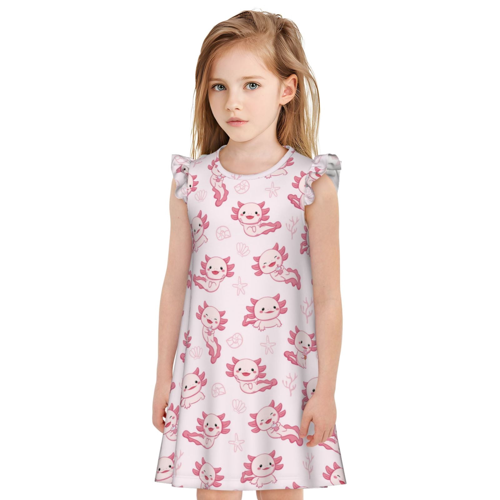 Honeii Baby Salamander Nightgowns Pajama Dresses - Princess-Inspired ...