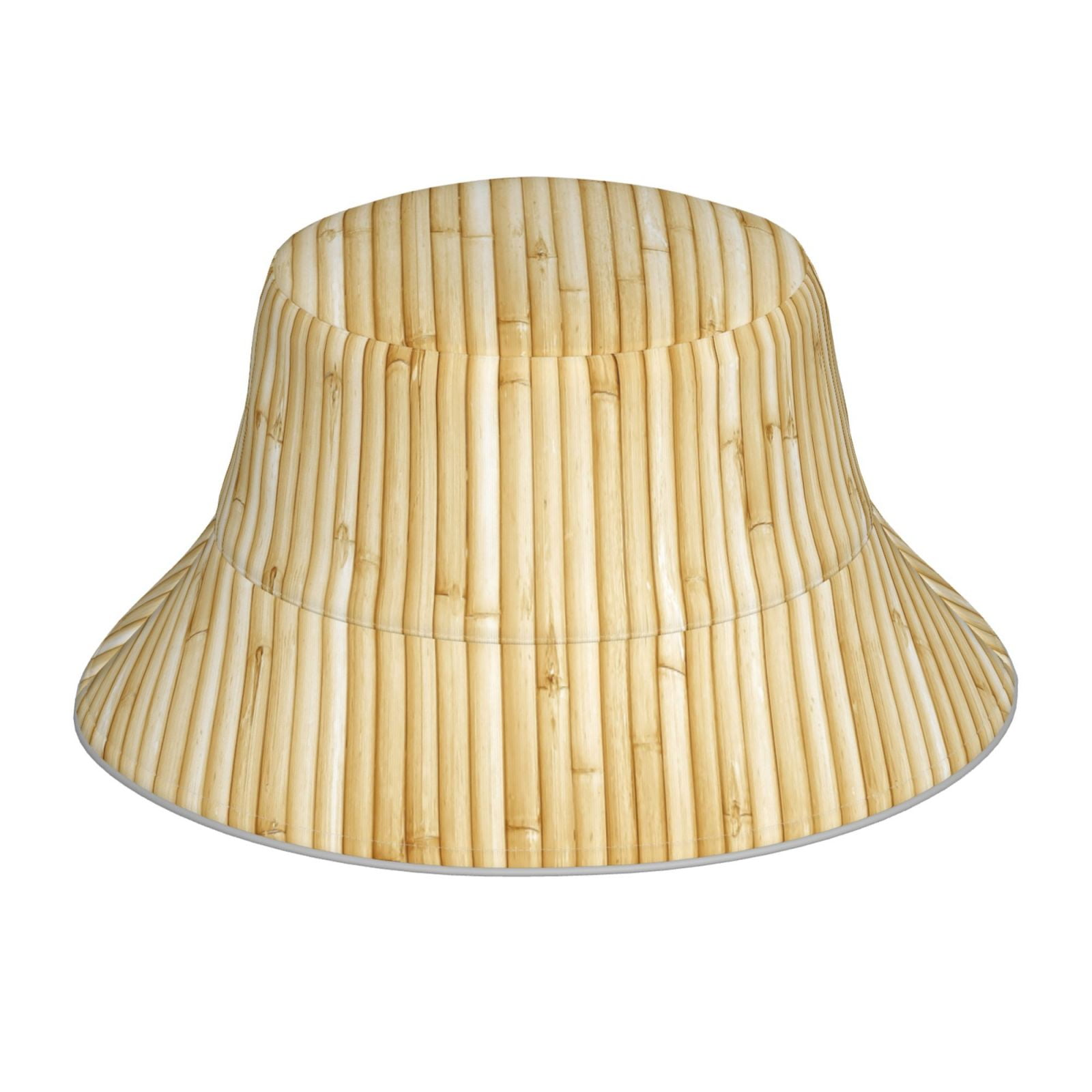 Honeii Bamboo Wall for Unisex Bucket Hat Waterproof Rain Hat Reversible ...