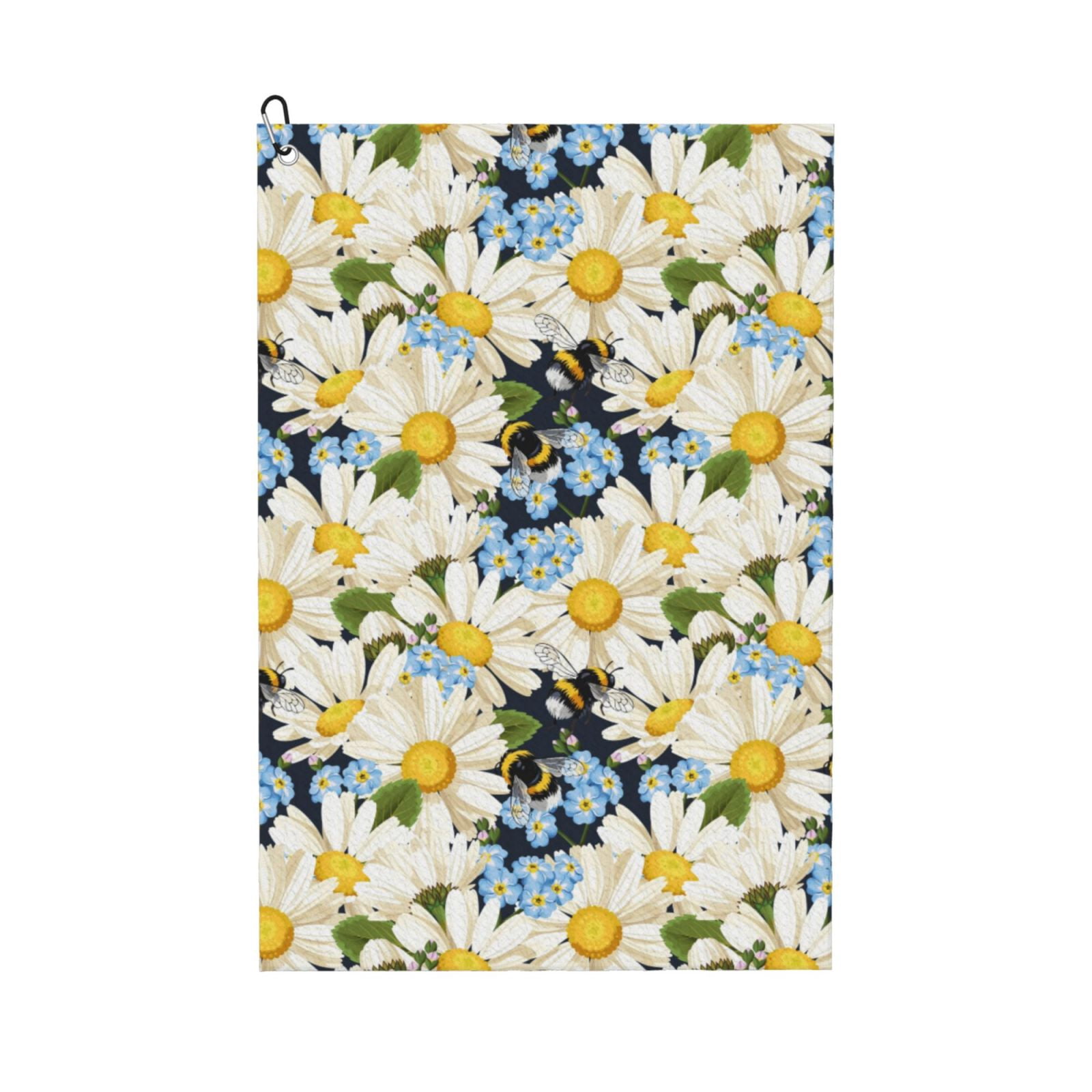 Honeii Bees Collecting Nectar Print Golf Towel, Golf Towels for Golf ...