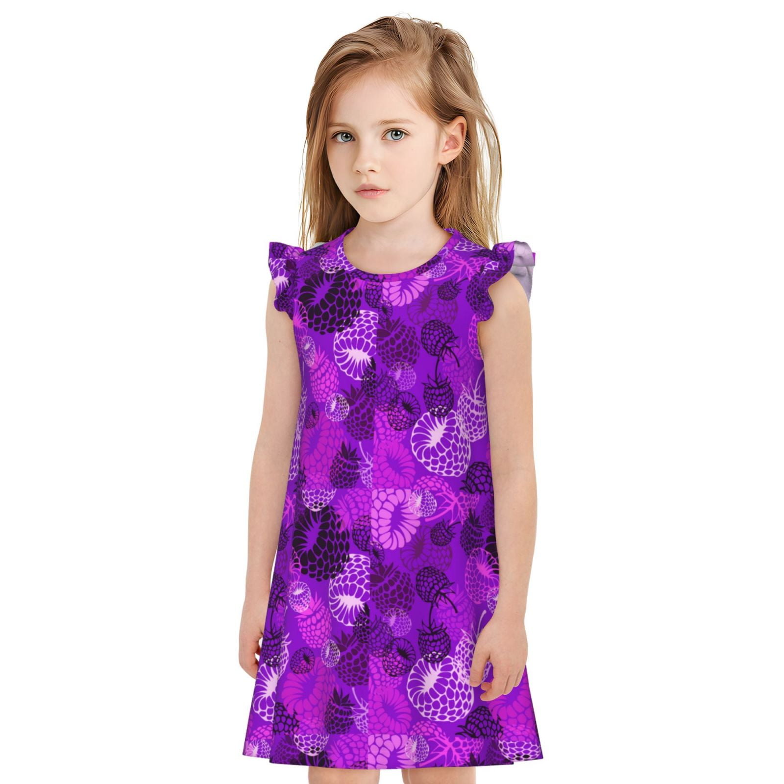 Honeii Berry Raspberry Nightgowns Pajama Dresses - Princess-Inspired ...