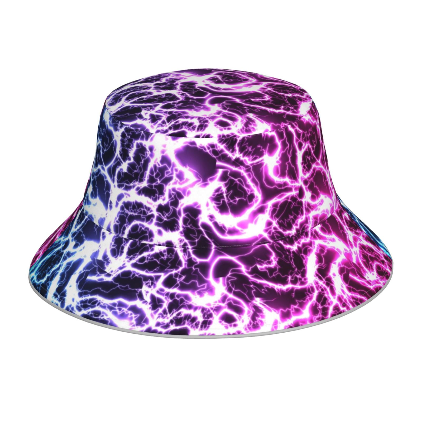 Honeii Blue Lightning for Unisex Bucket Hat Waterproof Rain Hat ...