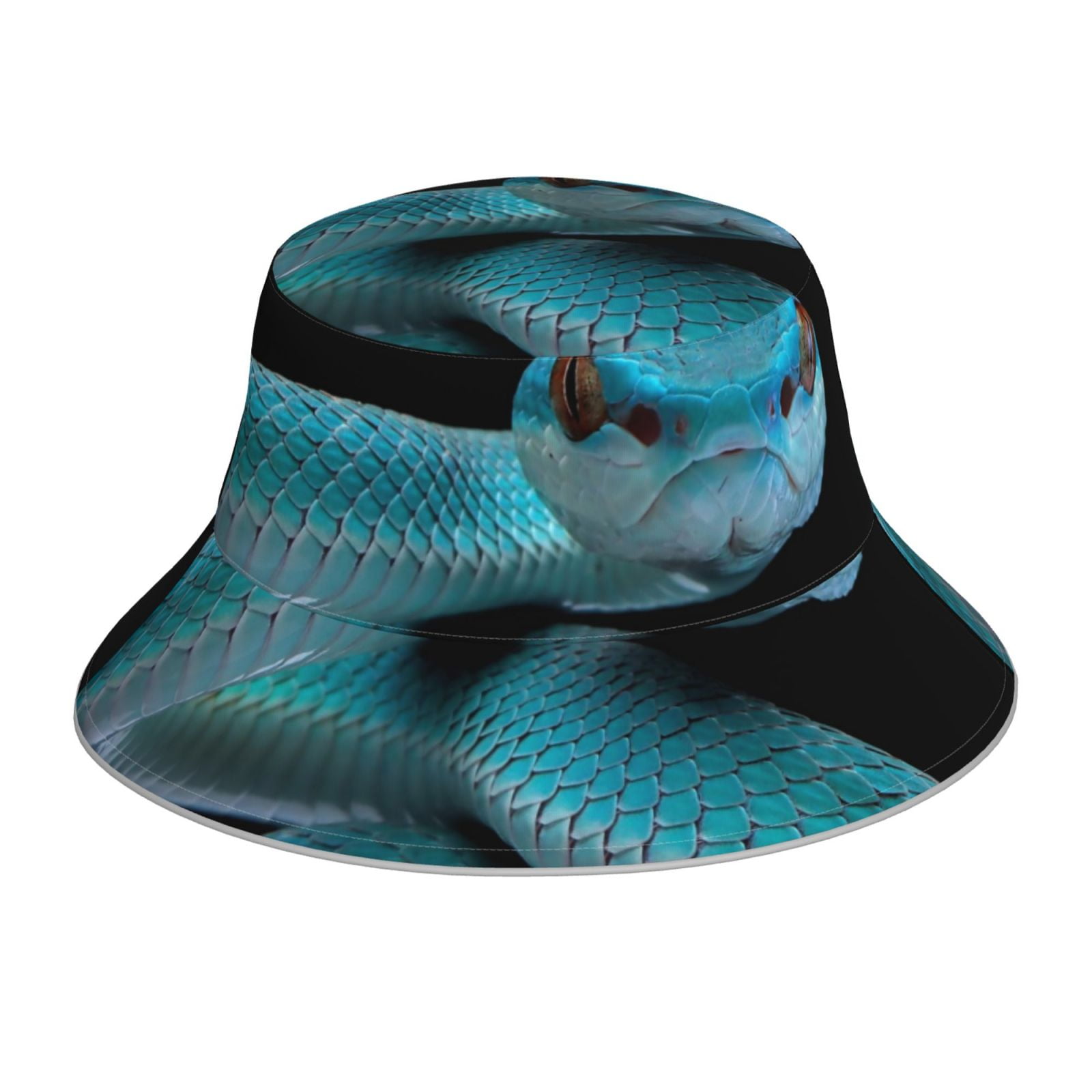 Honeii Blue Viper Snake1 for Unisex Bucket Hat Waterproof Rain Hat ...