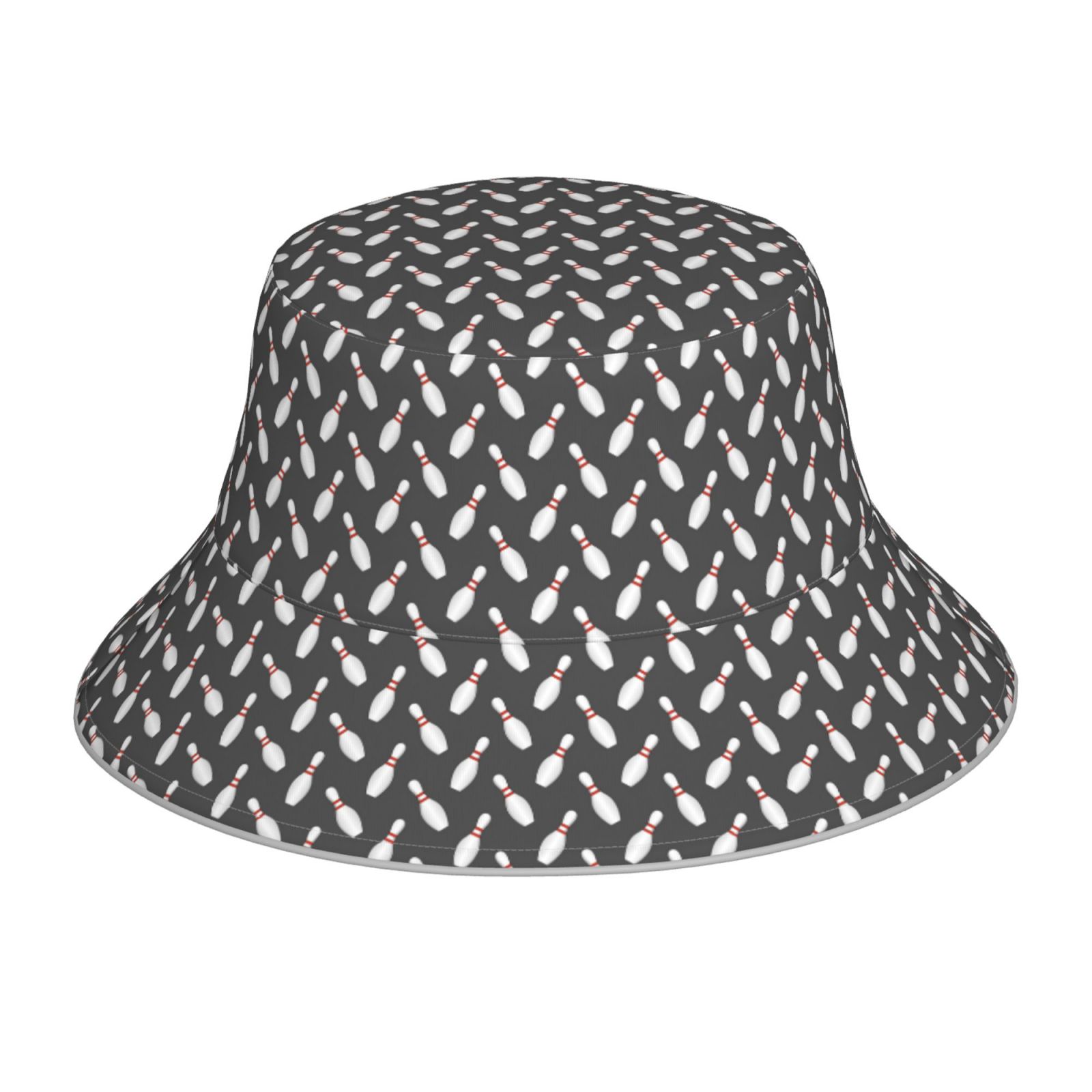 Honeii Bowling Pins for Unisex Bucket Hat Waterproof Rain Hat ...