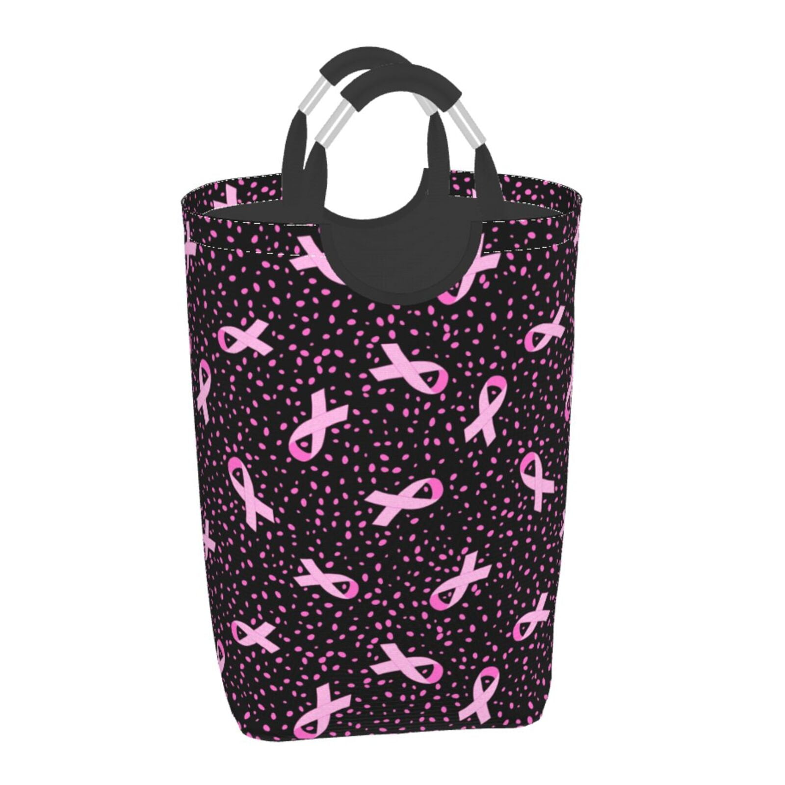 Honeii Breast Cancer Awareness3 Print Laundry Hamper Collapsible ...
