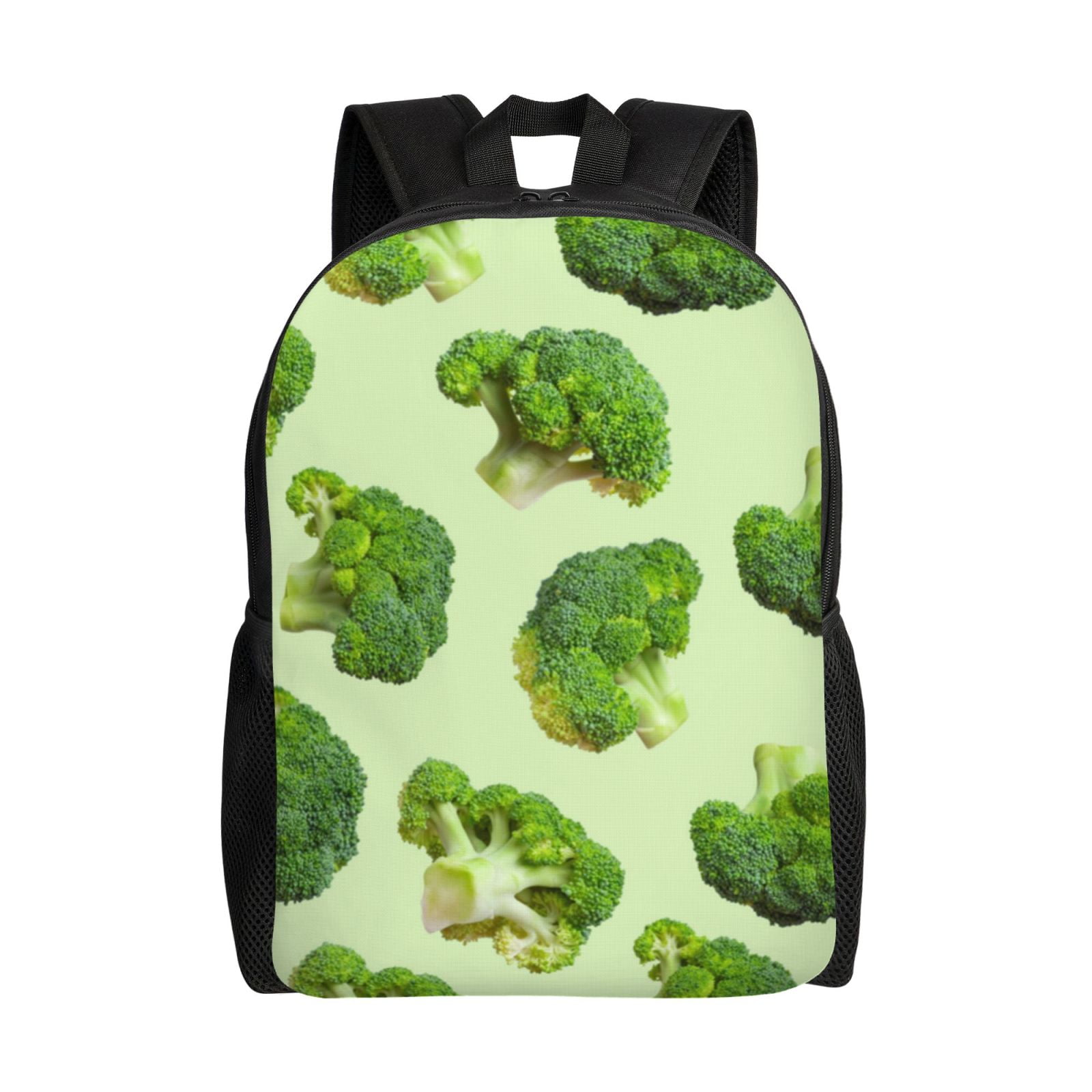 Honeii Broccoli 3 Print Laptop Backpack for Work, College, Travel ...