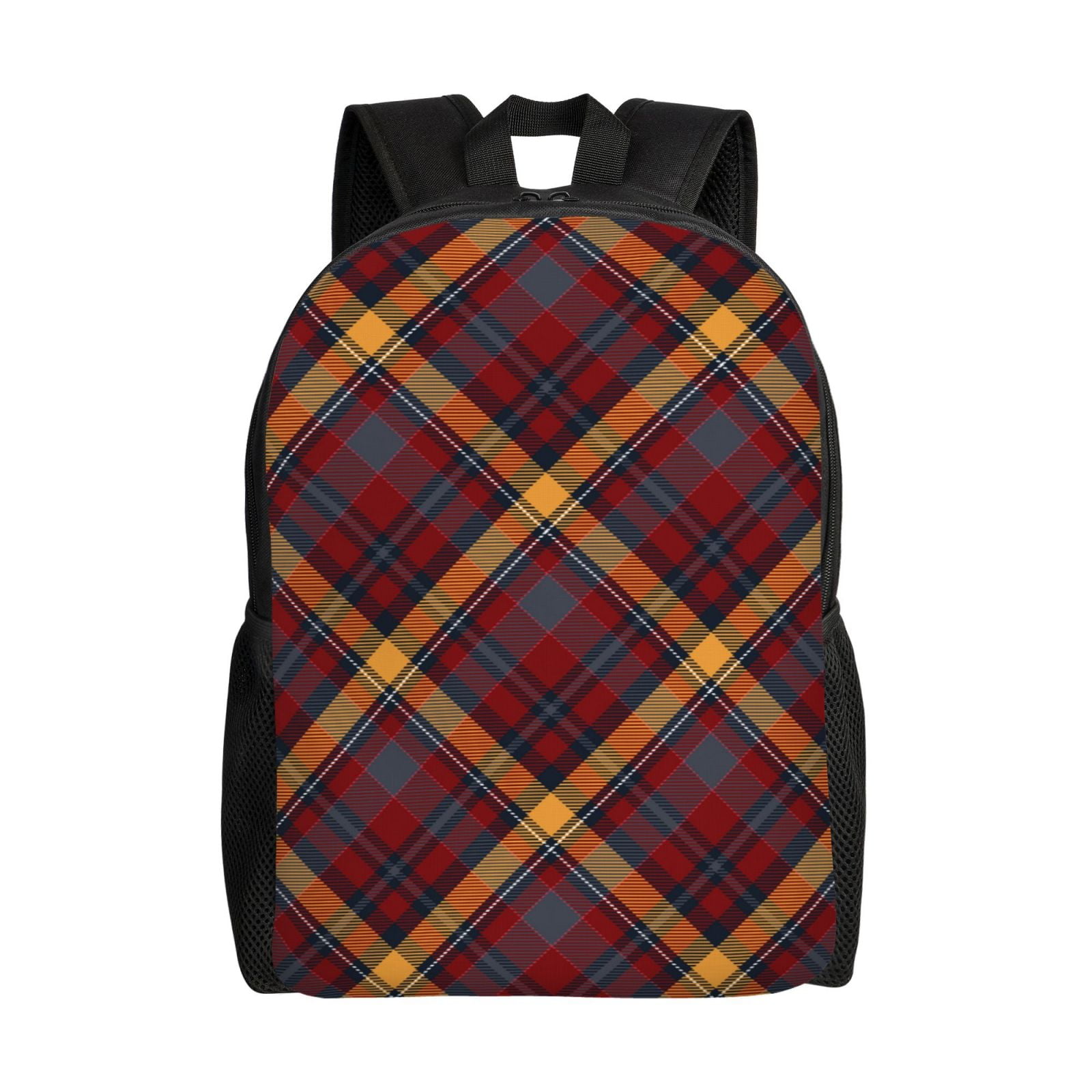 Honeii Buffalo Check Plaid Print Laptop Backpack for Work, College ...
