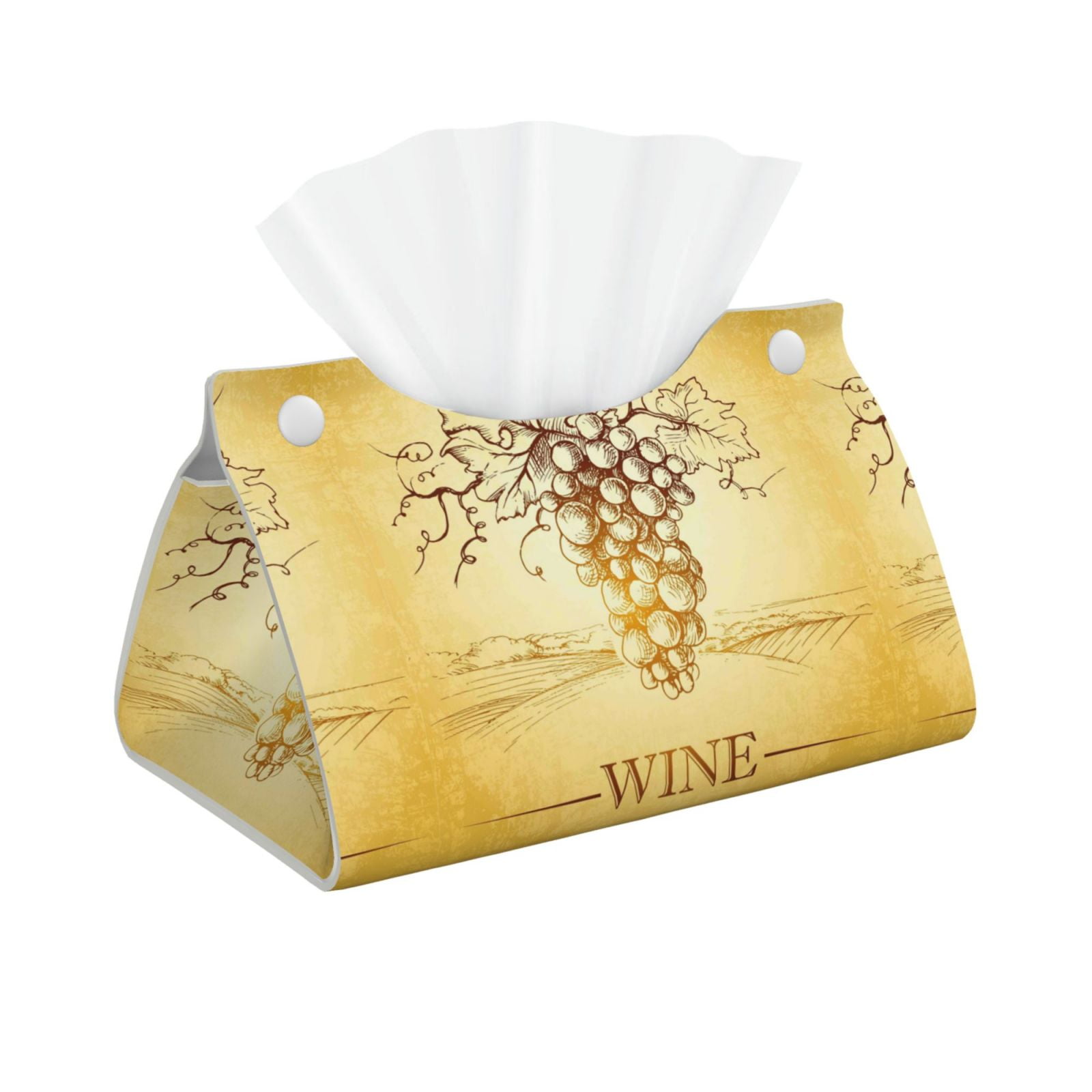 Honeii Bunch of Grapes for Tissue Box Cover/Holder - Covers Rectangular ...