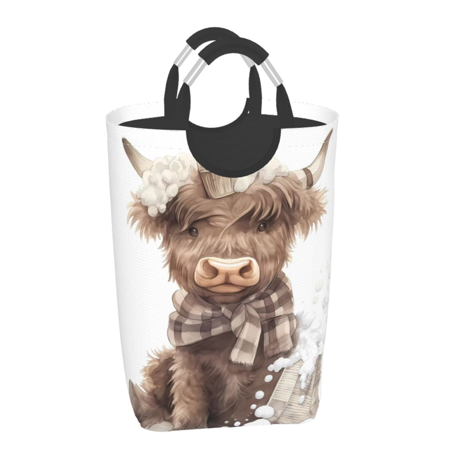 Honeii C Print Laundry Hamper Collapsible Laundry Baskets, Freestanding ...
