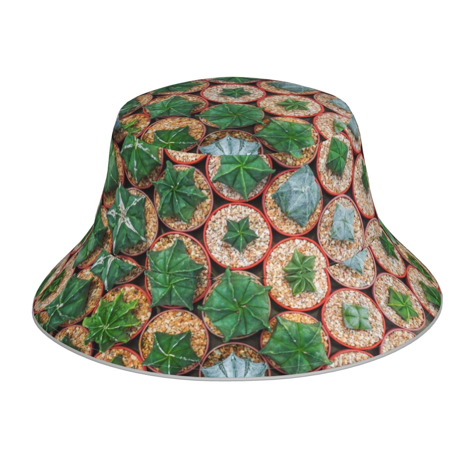 Honeii Cactus 4 for Unisex Bucket Hat Waterproof Rain Hat Reversible ...