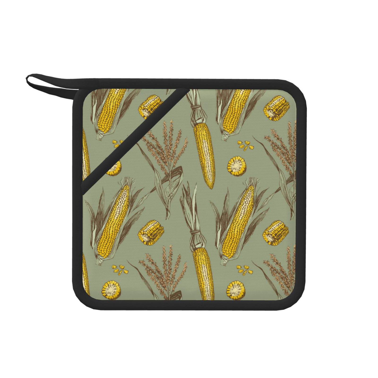 Honeii Cartoon Corn and Wheat for Silicone Trivets for Hot Pots and ...
