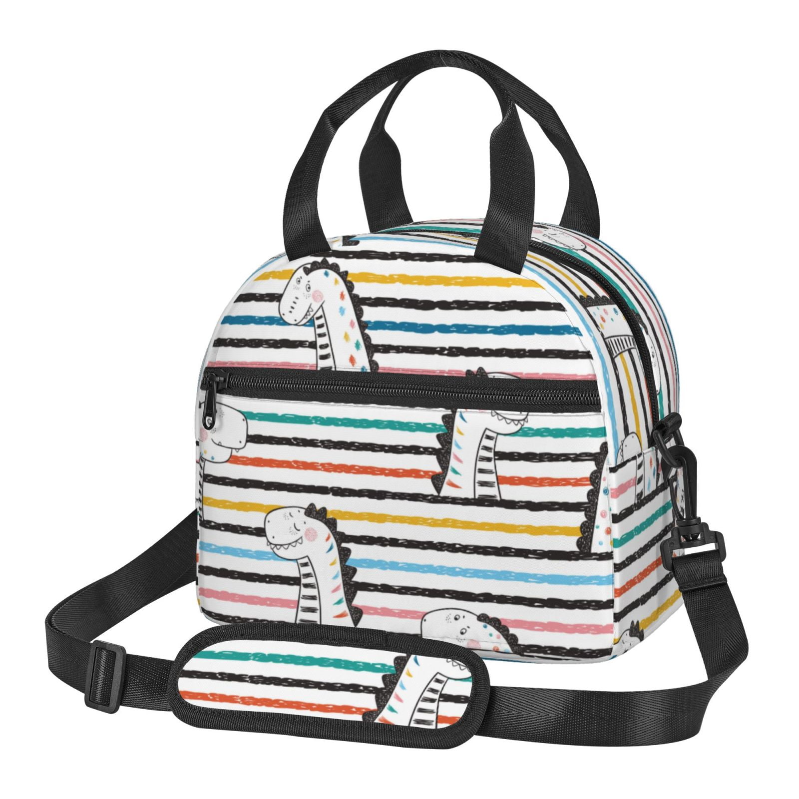 Honeii Cartoon Dinosaurs for Insulated Lunch Box, Lunch Bag Lunch Cag ...