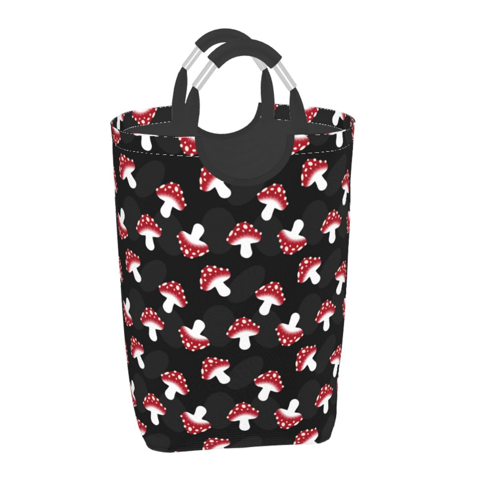 Honeii Cartoon Mushroom Print Laundry Hamper Collapsible Laundry ...