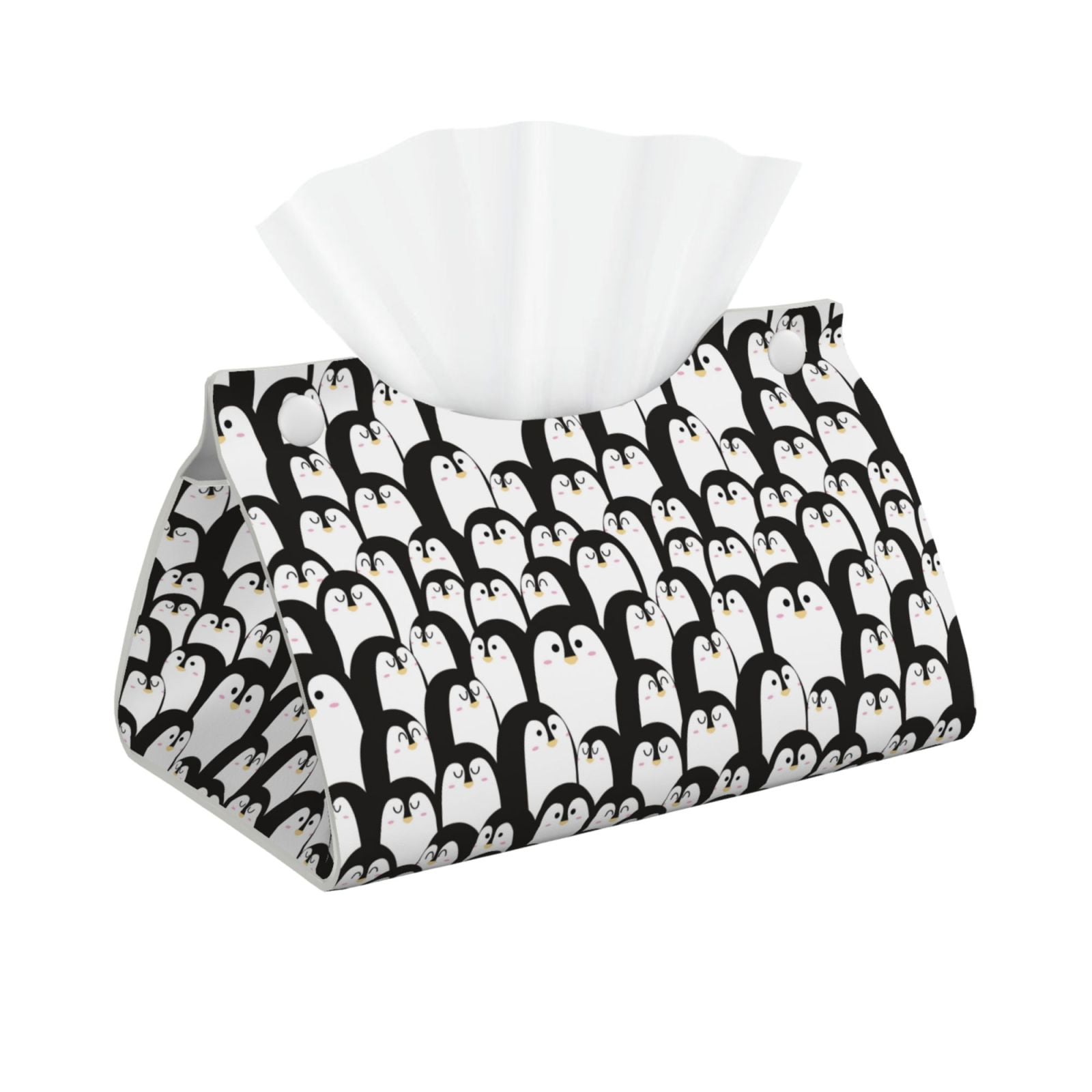 Honeii Cartoon Penguin for Tissue Box Cover/Holder - Covers Rectangular ...