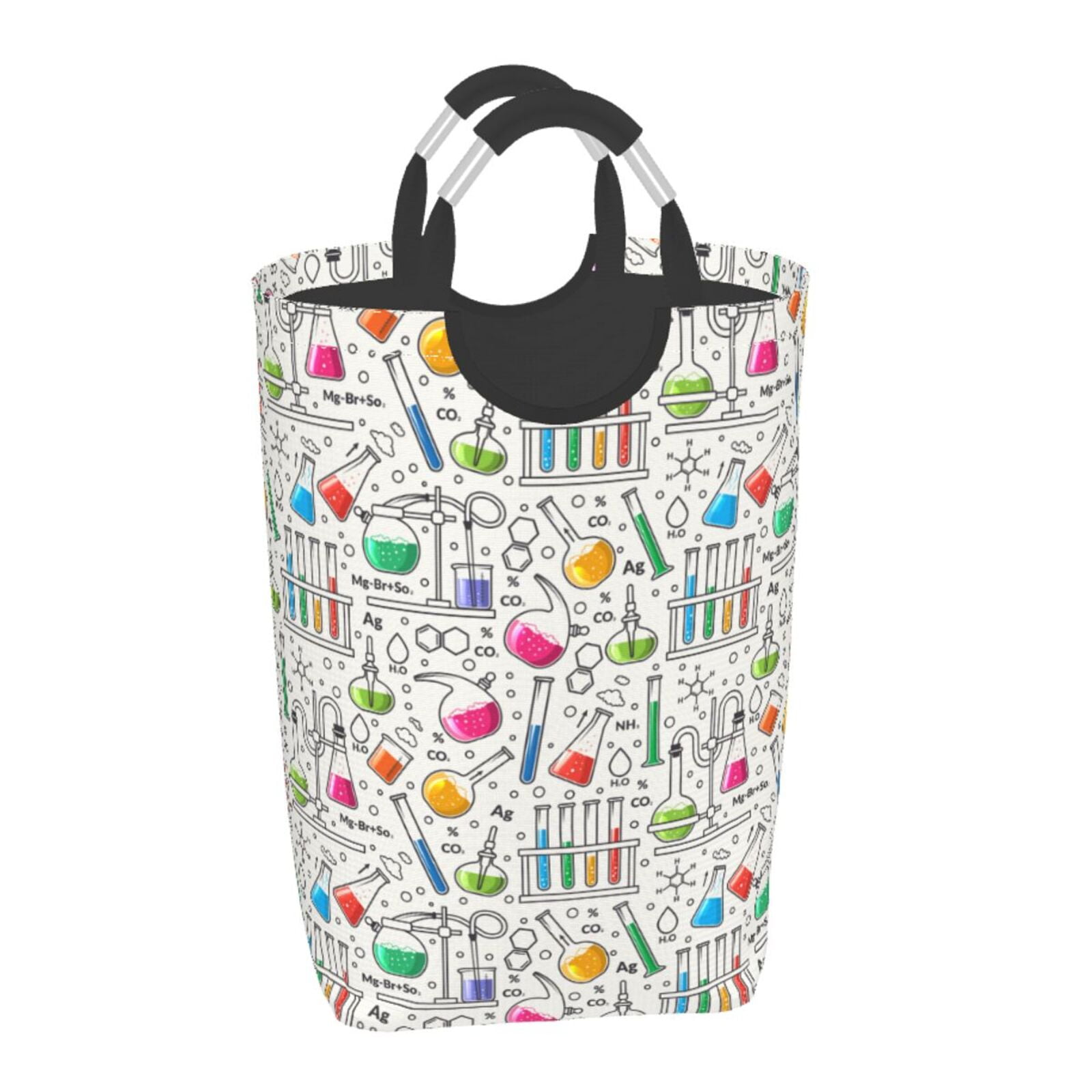 Honeii Chemical Flasks And Test Tubes Print Laundry Hamper Collapsible ...