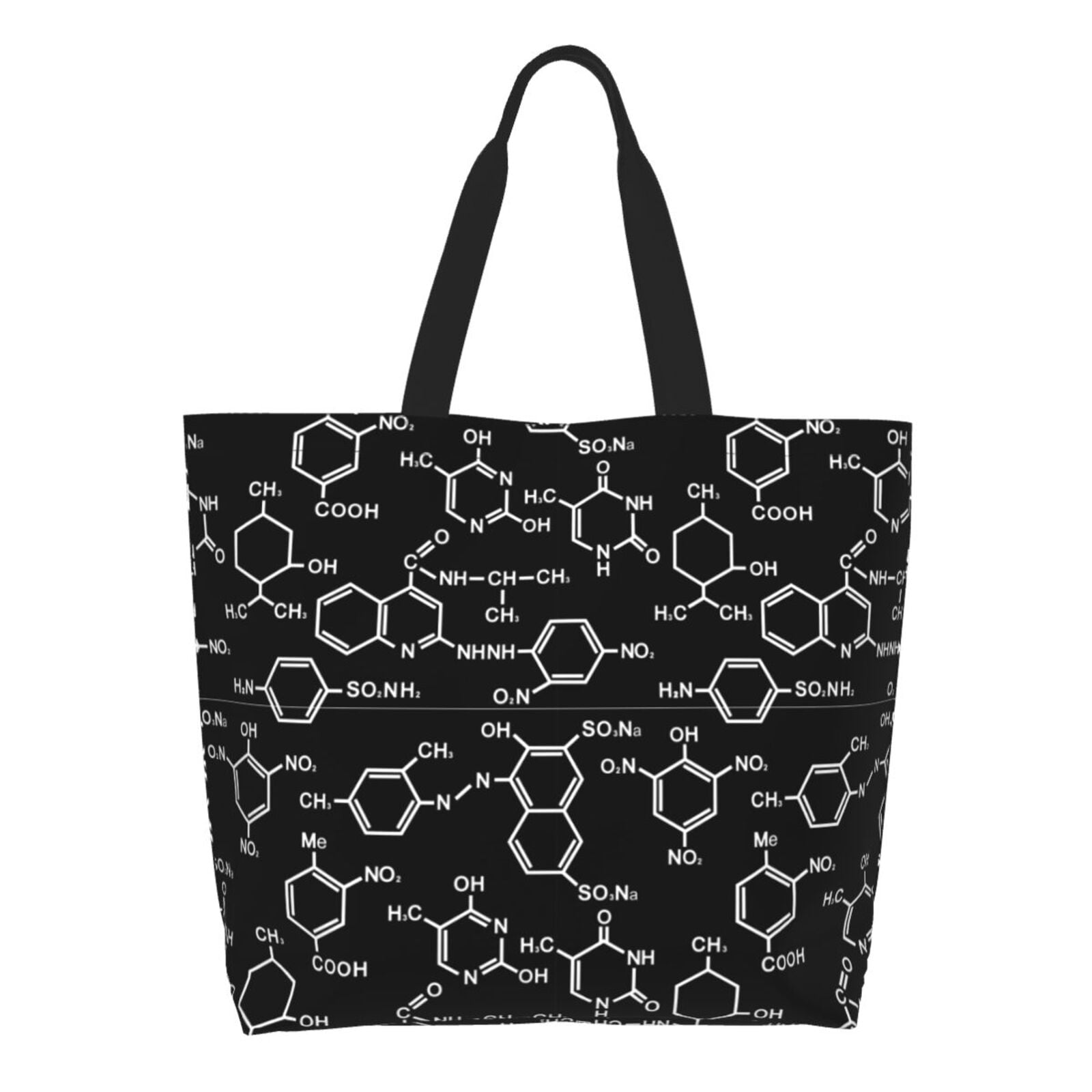 Honeii Chemistry Formulas 1 Print Tote Bag for Women, Foldable Tote Bag ...