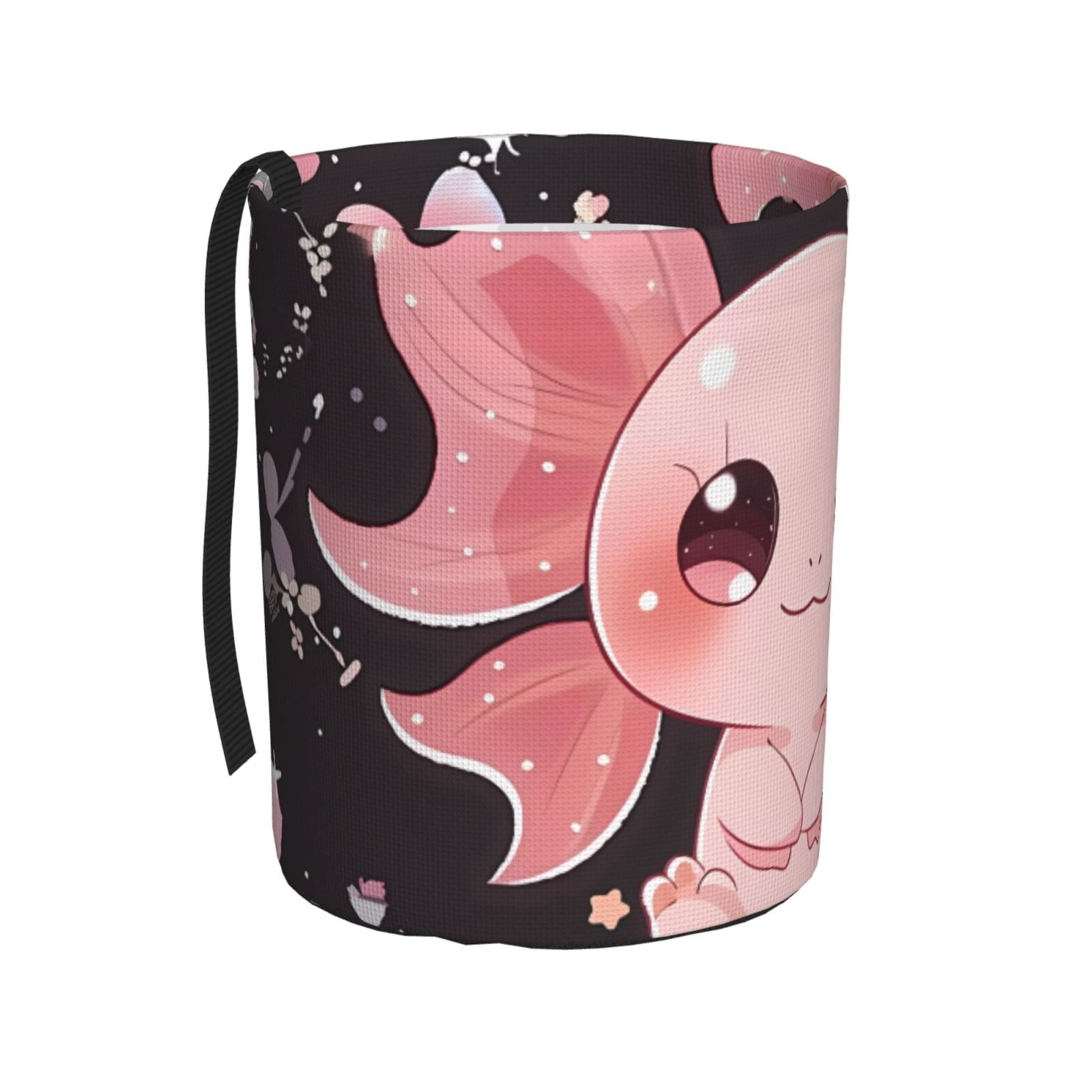 Honeii Chibi Axolotl Sakura Fantasy Print Waterproof Car Trash Can ...