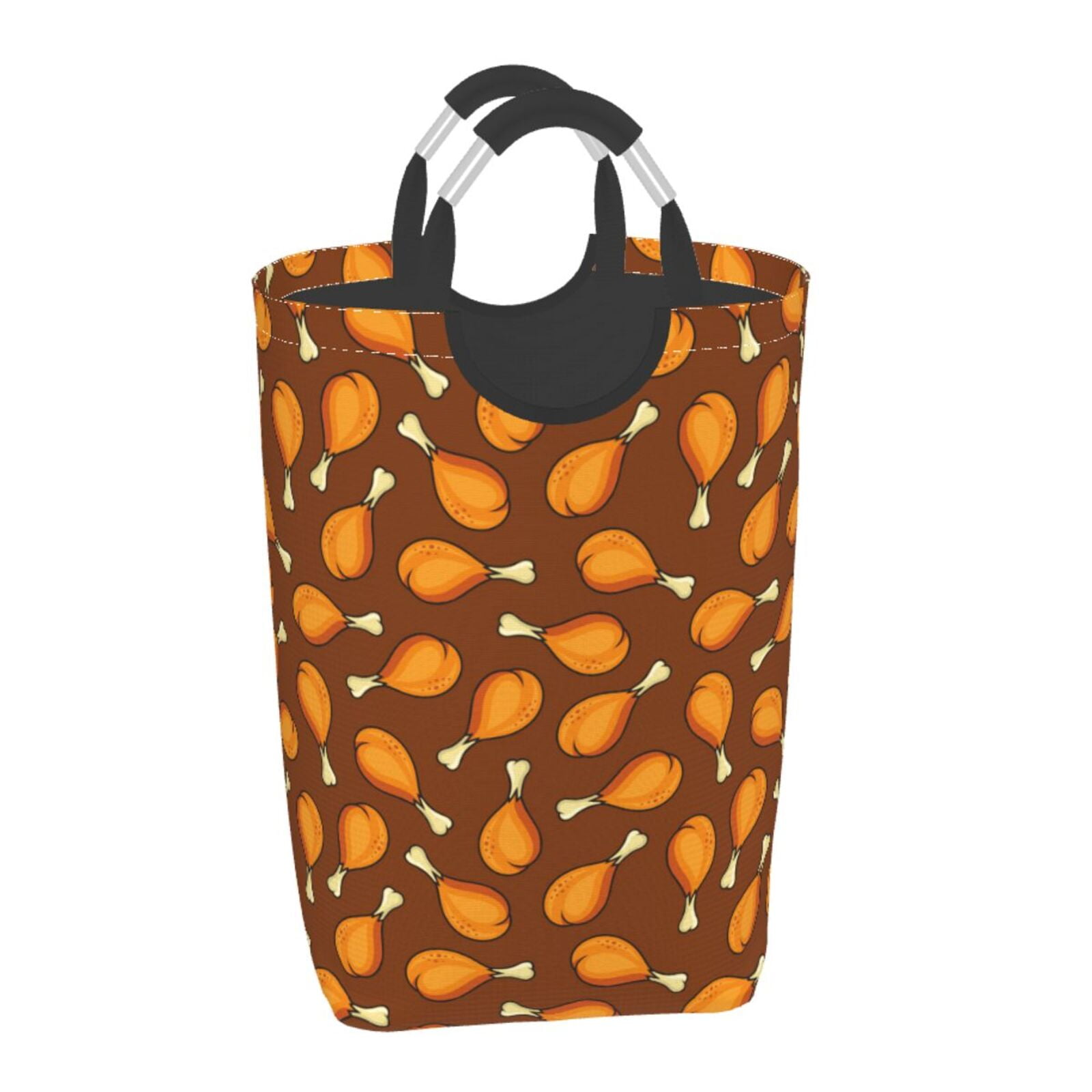 Honeii Chicken Legs 1 Print Laundry Hamper Collapsible Laundry Baskets ...