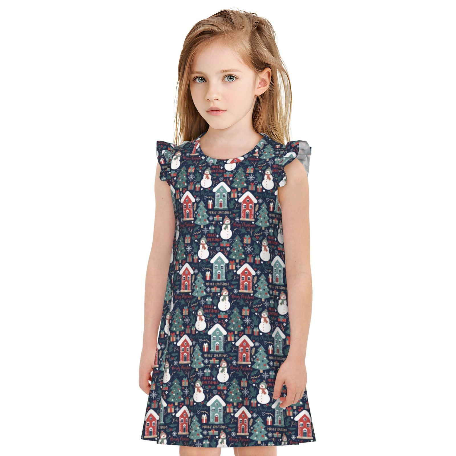 Honeii Christmas Village Nightgowns Pajama Dresses - Princess-Inspired ...